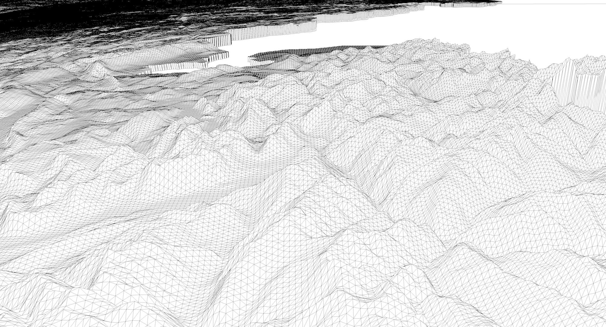 France Terrain for CNC, Printing and Design - 3D Model by Shustrik