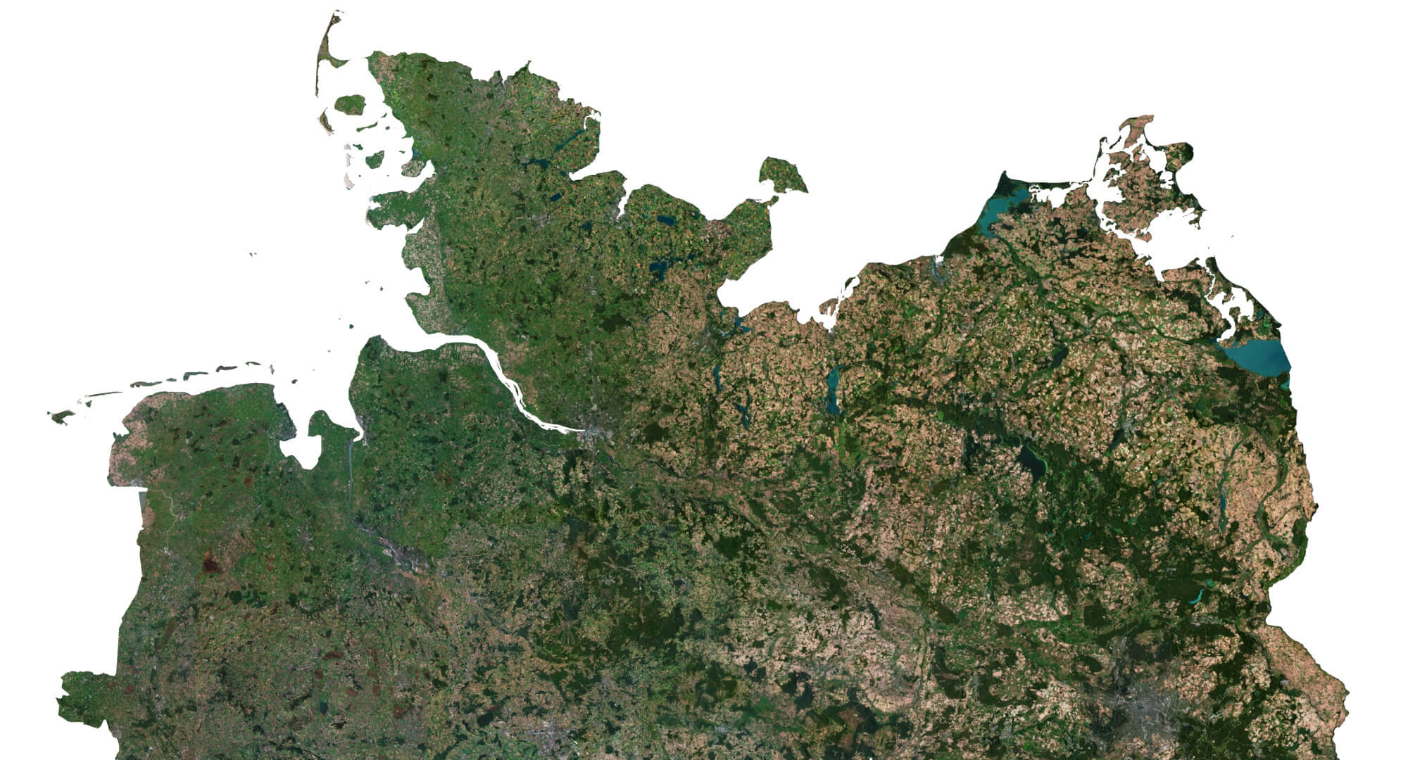 Germany Terrain 3D Map by Shustrik