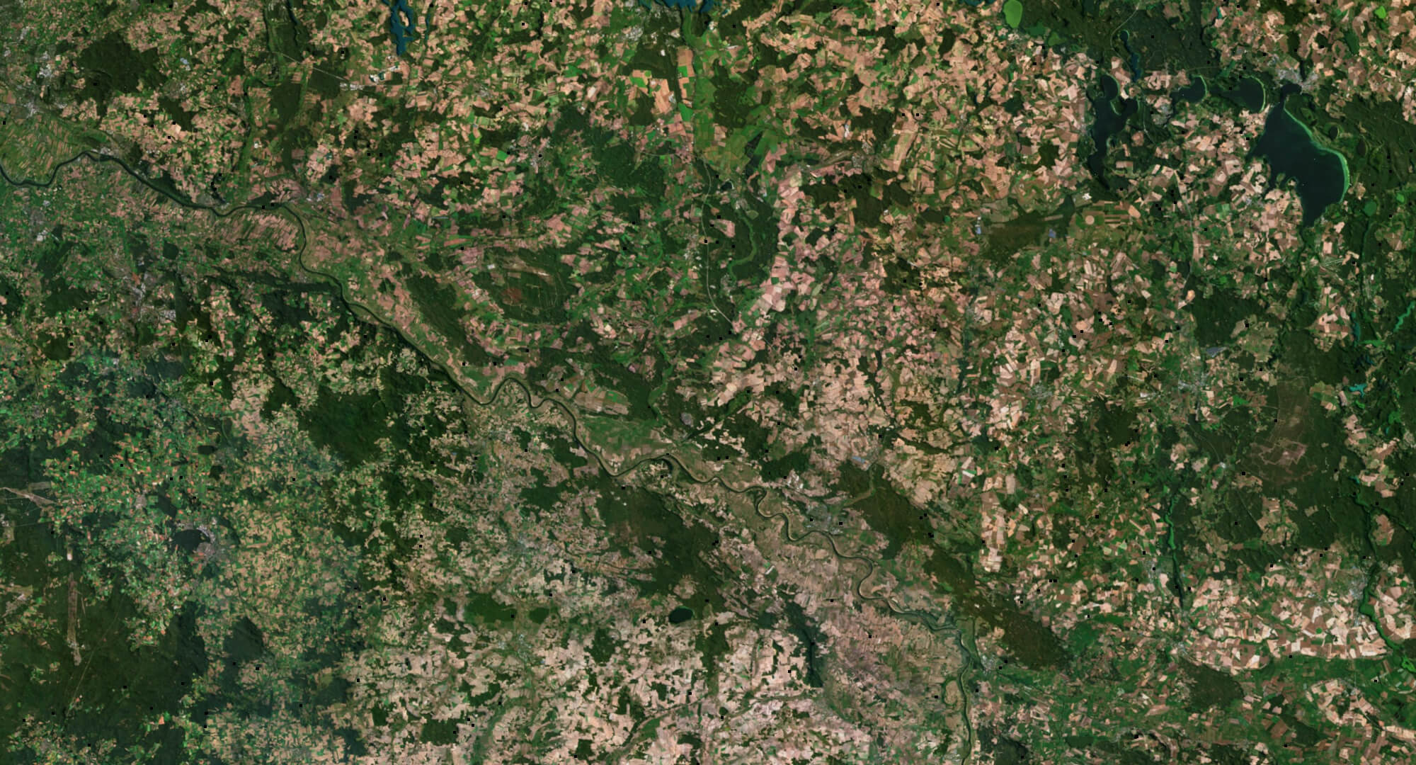 Germany Terrain 3D Map by Shustrik