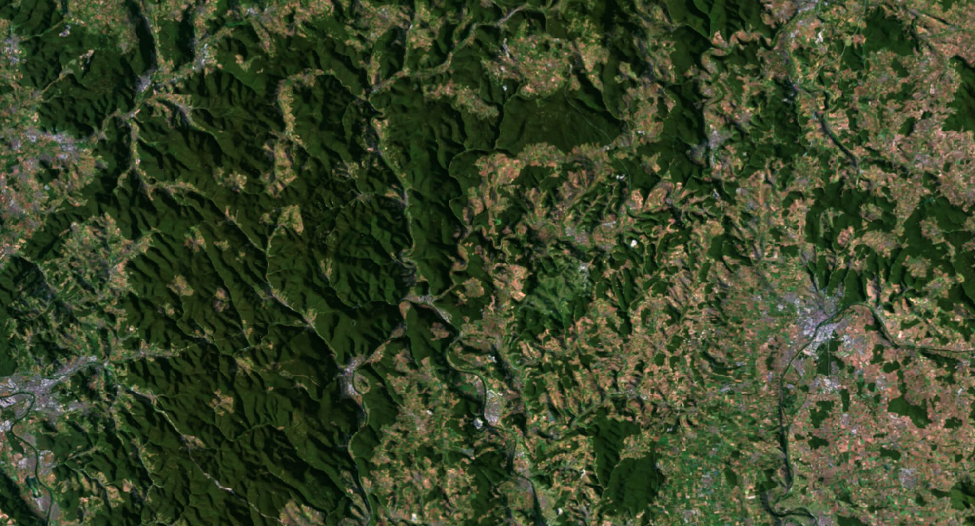 Germany Terrain 3D Map by Shustrik