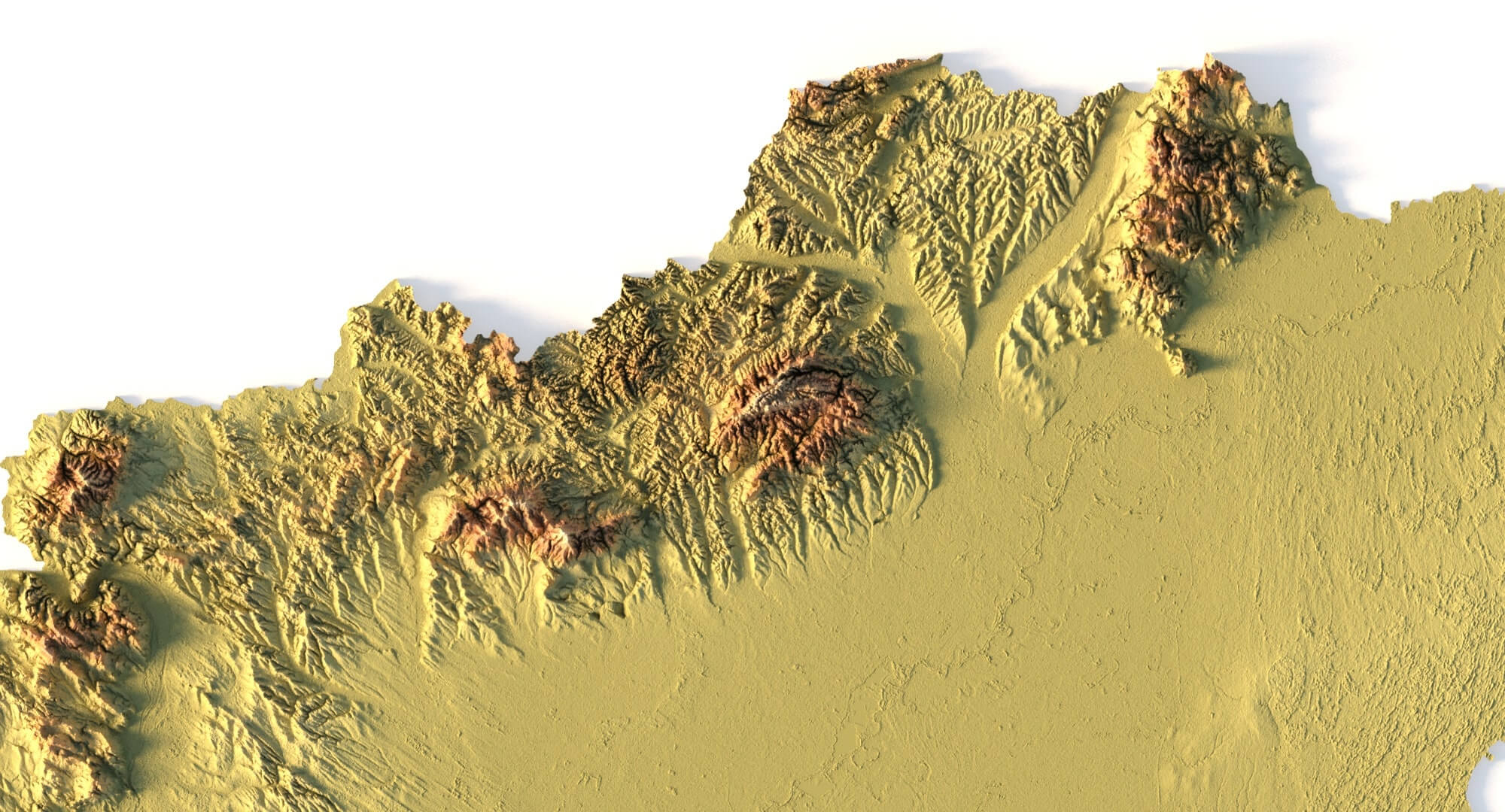Hungary Terrain For Cnc Printing And Design 3d Print Model By Shustrik