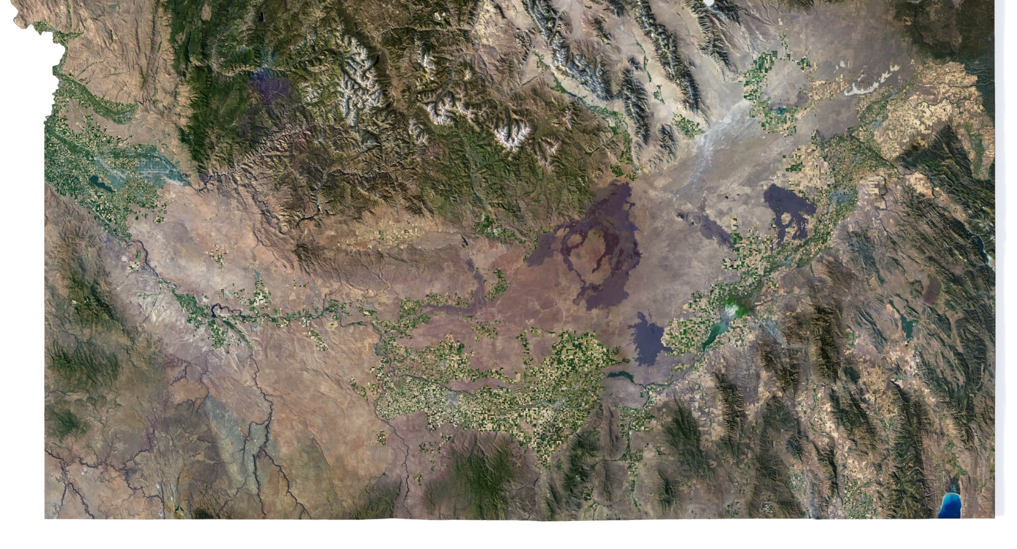Idaho State Terrain 3D Map by Shustrik