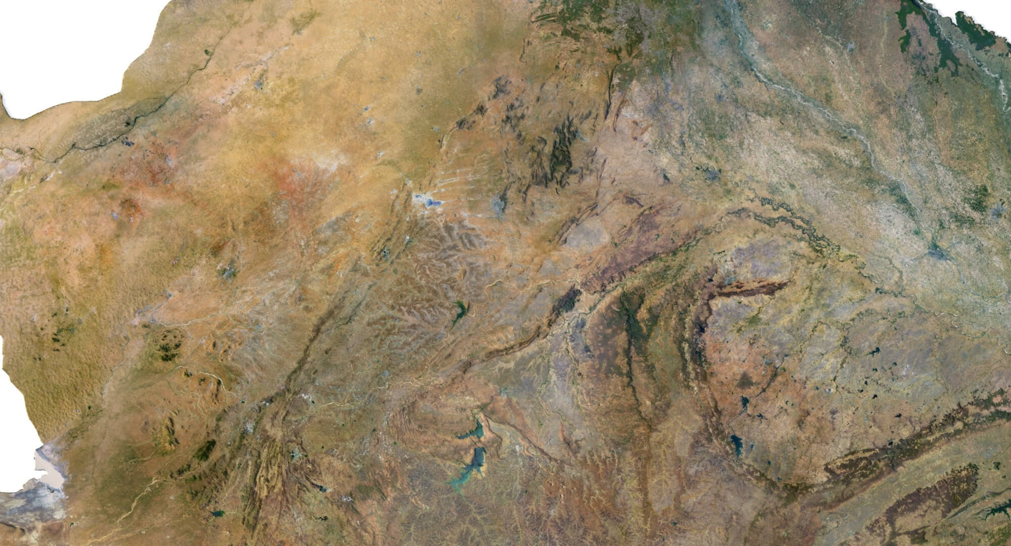 India Terrain 3D Map by Shustrik