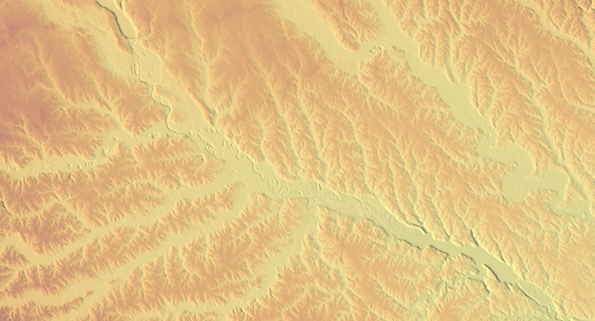Iowa State Terrain 3D Map by Shustrik