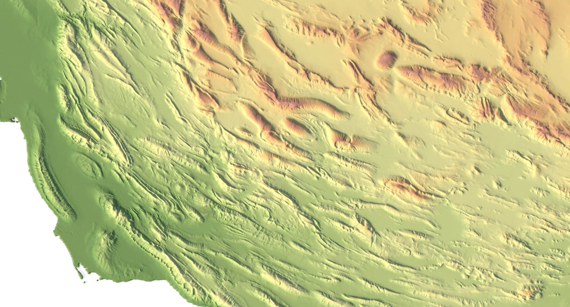 Iran Terrain 3D Map by Shustrik