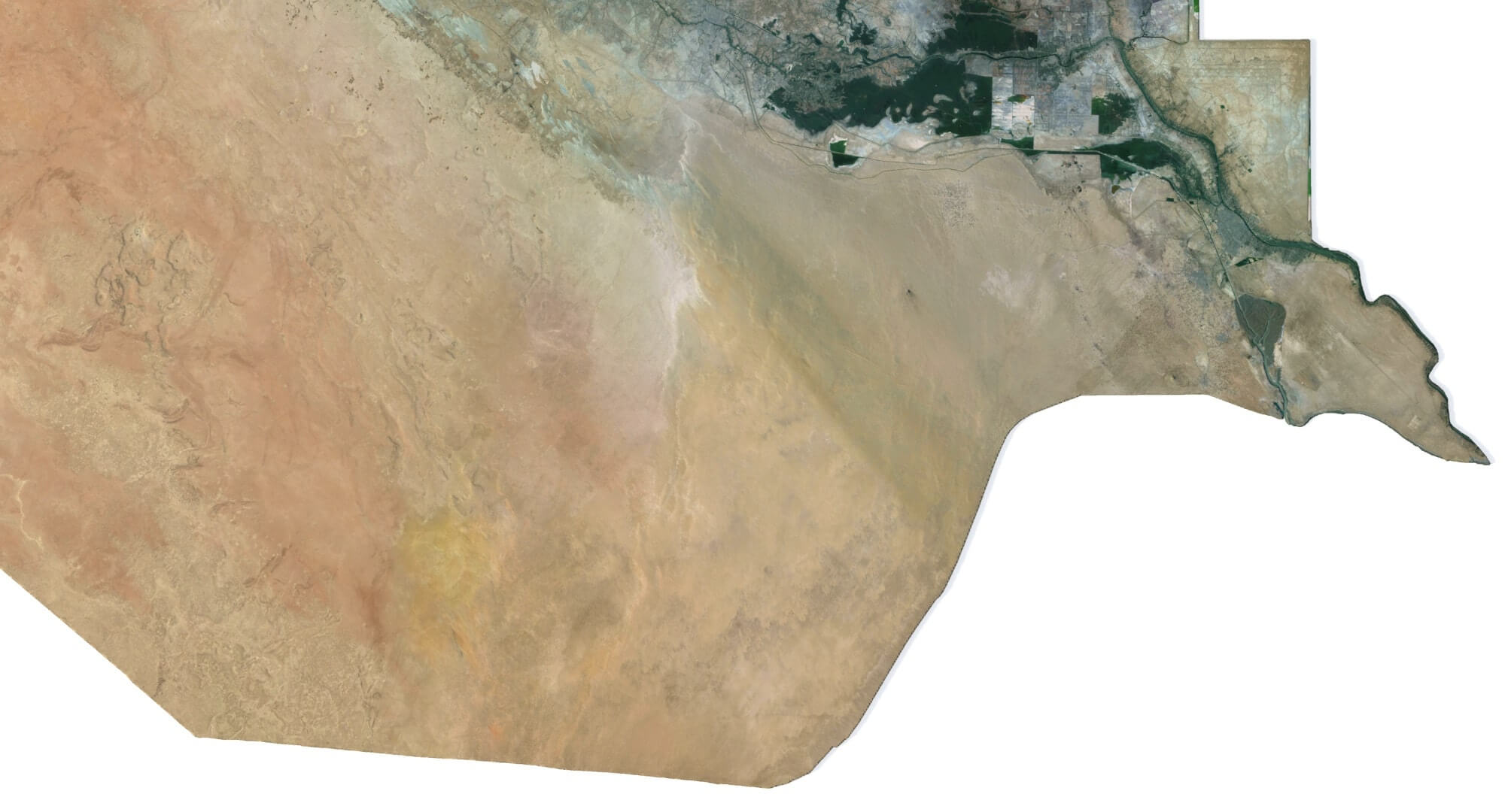 Iraq Terrain 3D Map by Shustrik