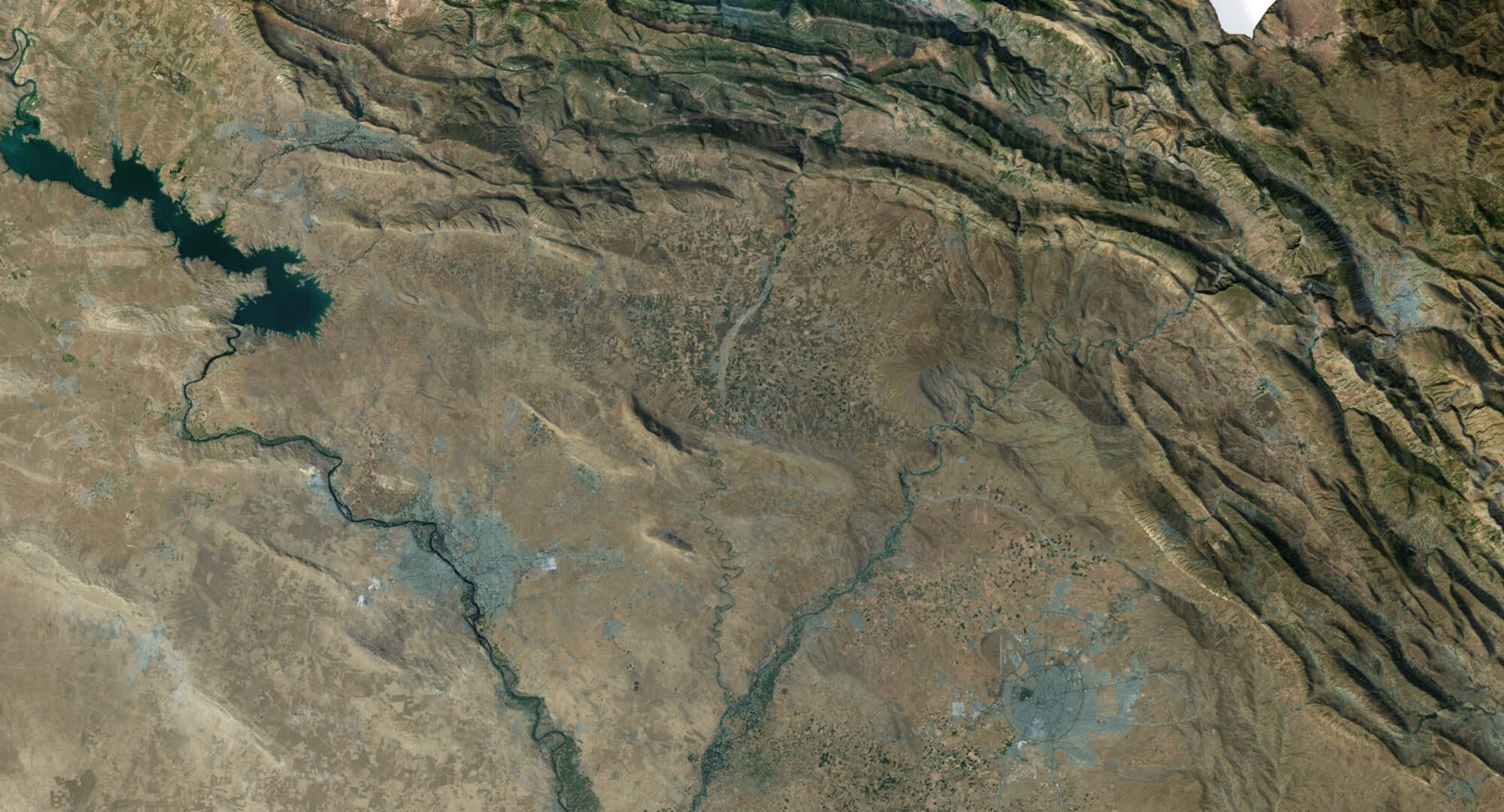 Iraq Terrain 3D Map by Shustrik