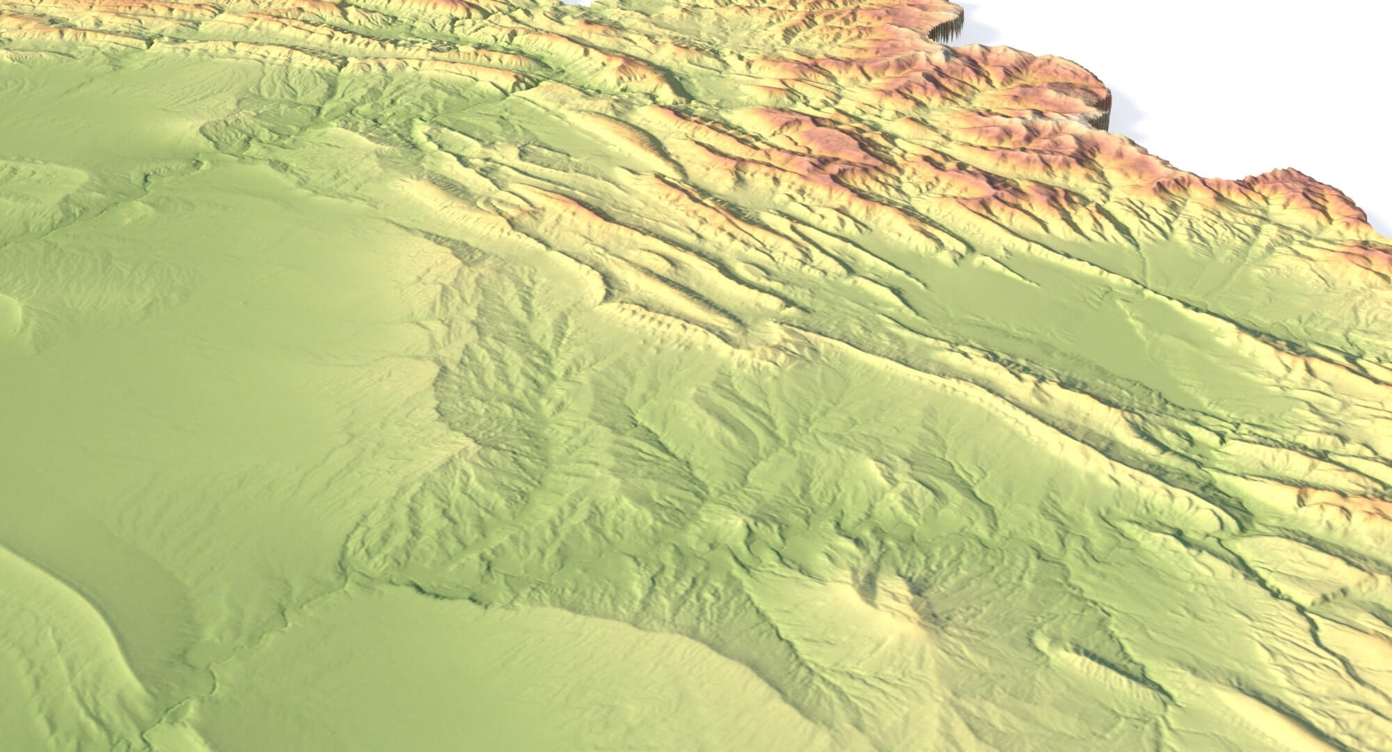 Iraq Terrain 3D Map by Shustrik