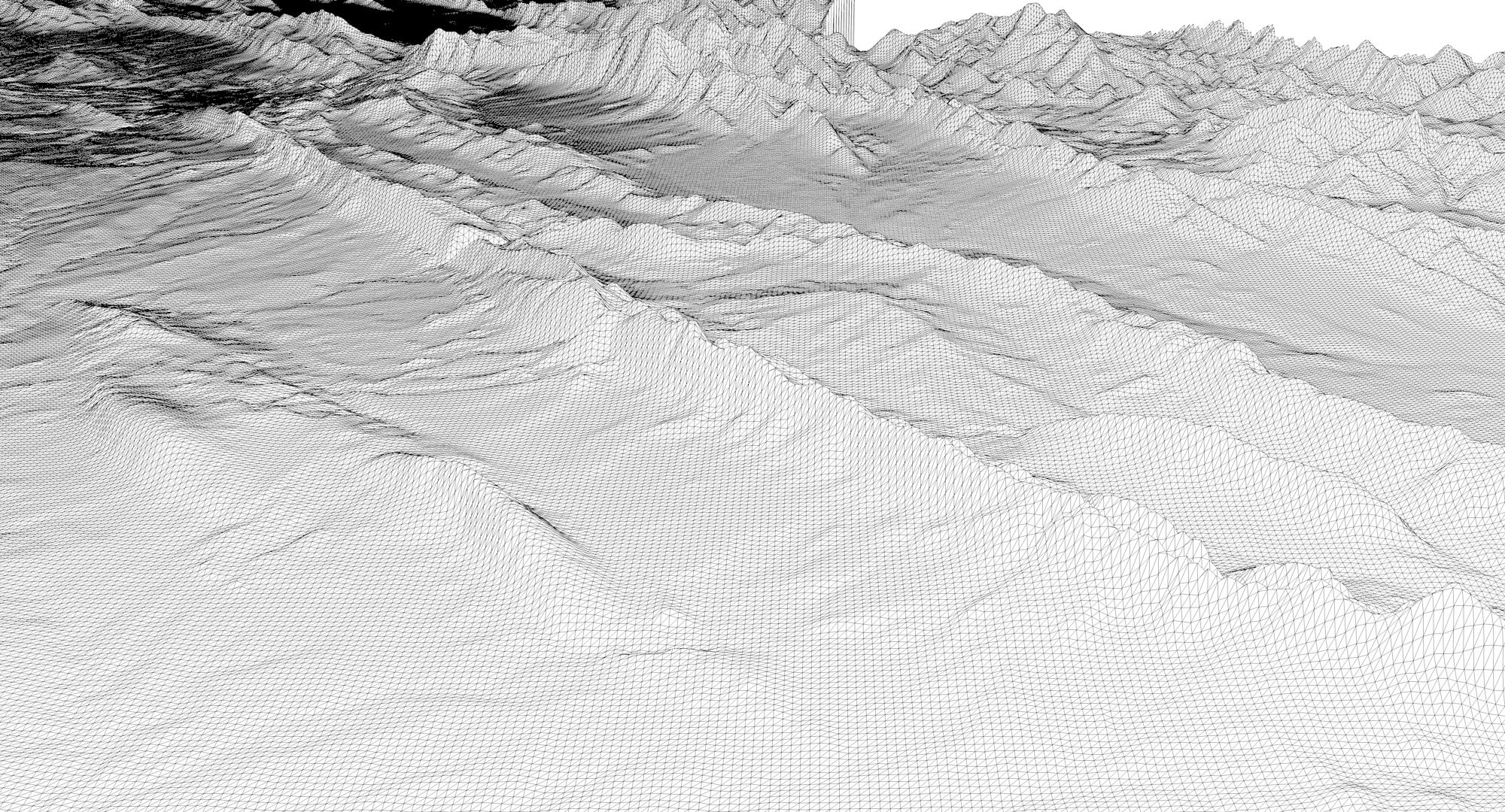 Iraq Terrain for CNC - 3D Model by Shustrik