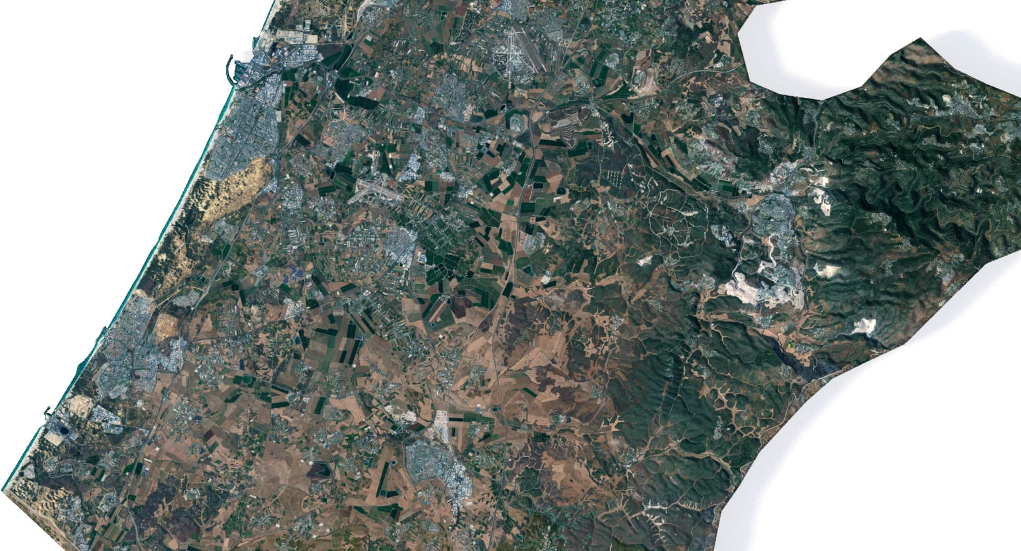 Israel Terrain 3D Map by Shustrik