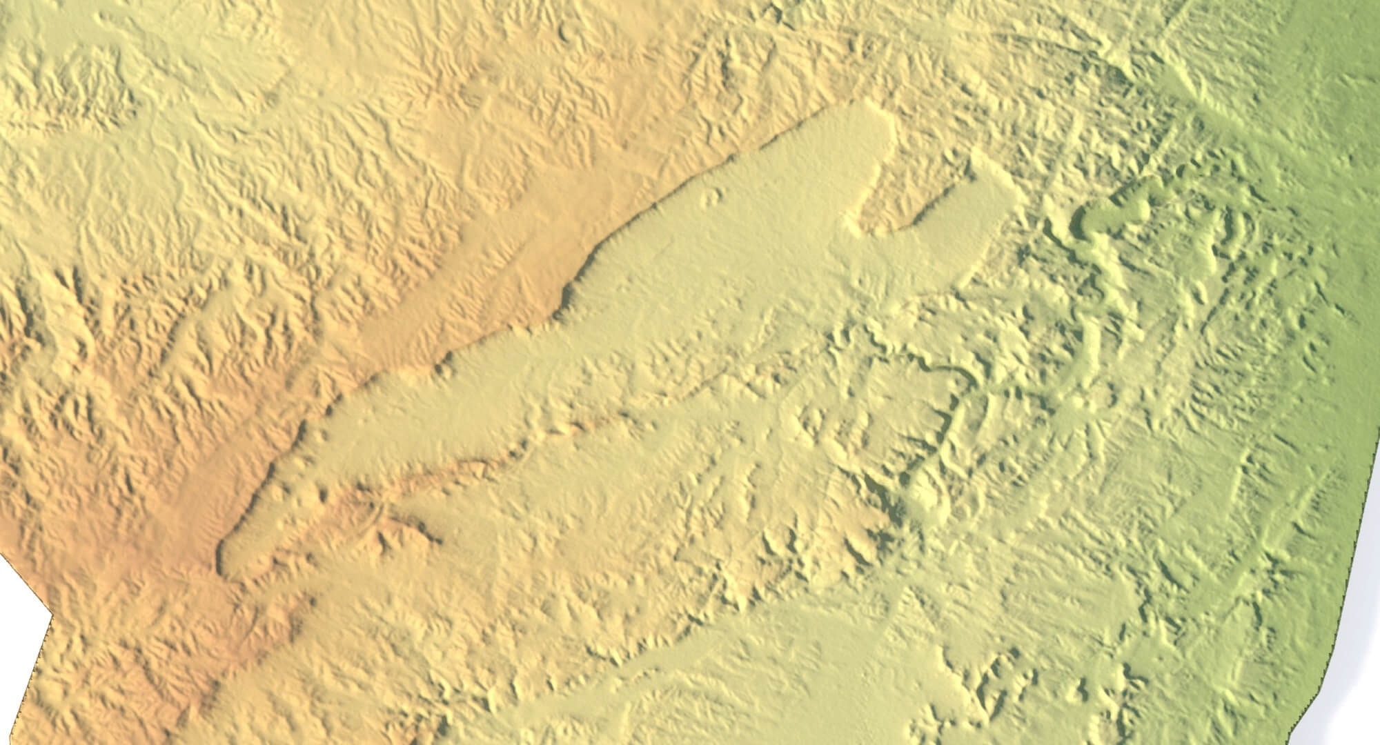 Israel Terrain 3D Map by Shustrik