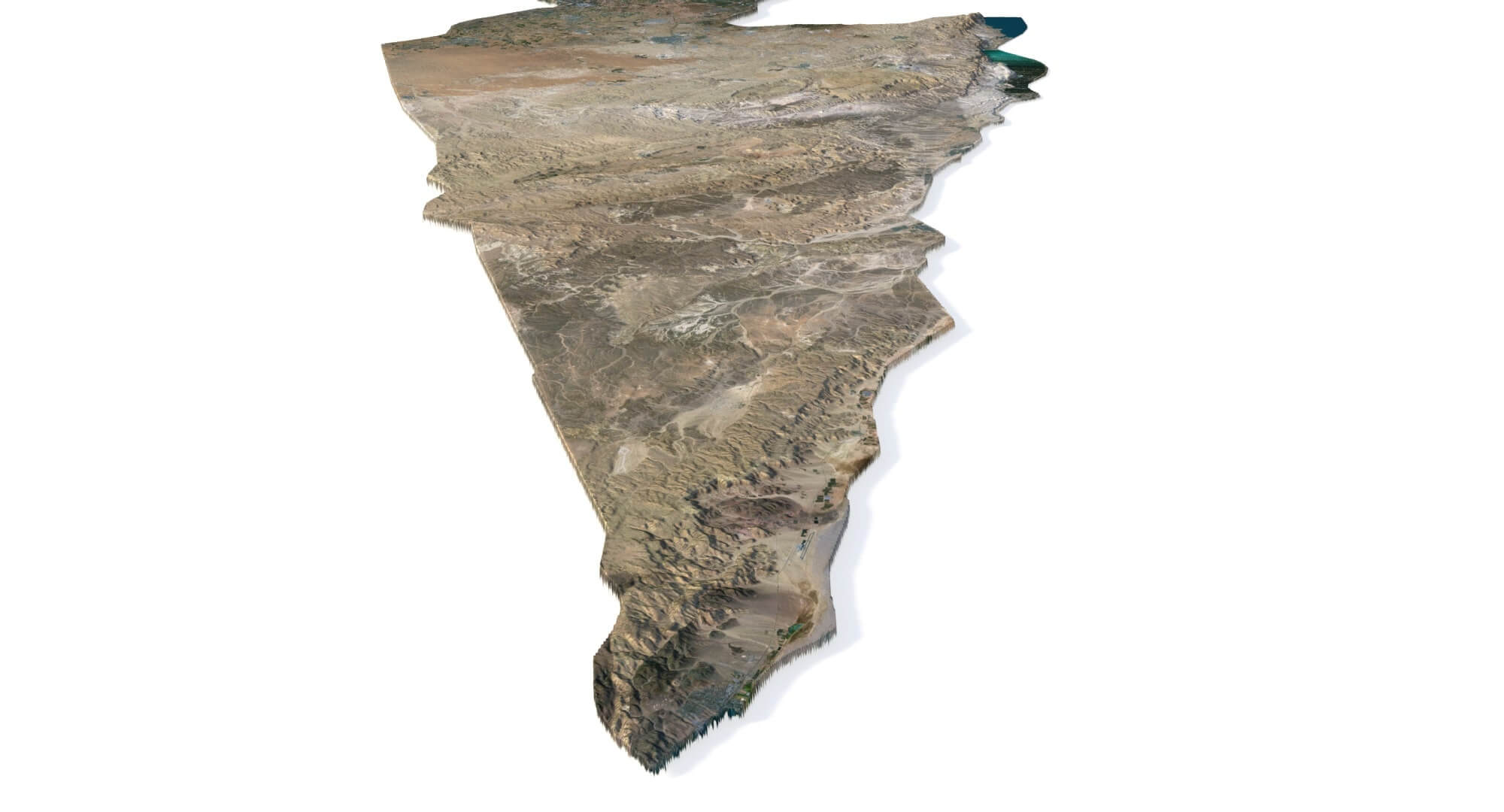 Israel Terrain 3D Map by Shustrik