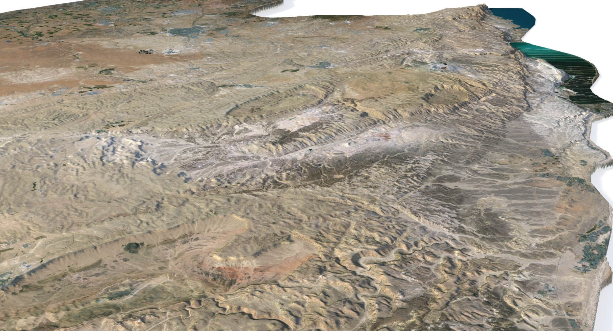 Israel Terrain 3D Map by Shustrik