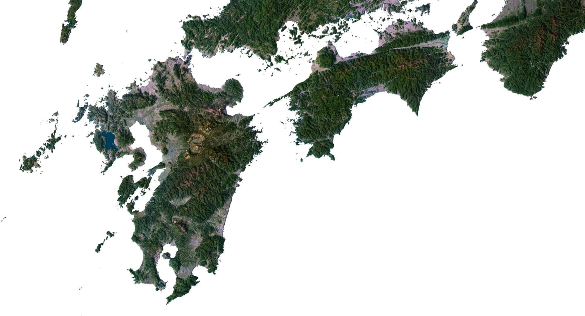 Japan Terrain 3D Map by Shustrik