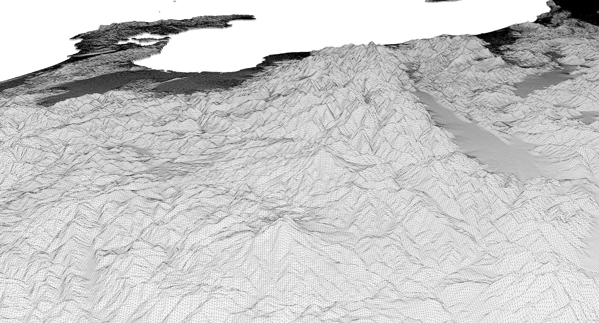 Japan Terrain for CNC, Printing and Design - 3D Model by Shustrik