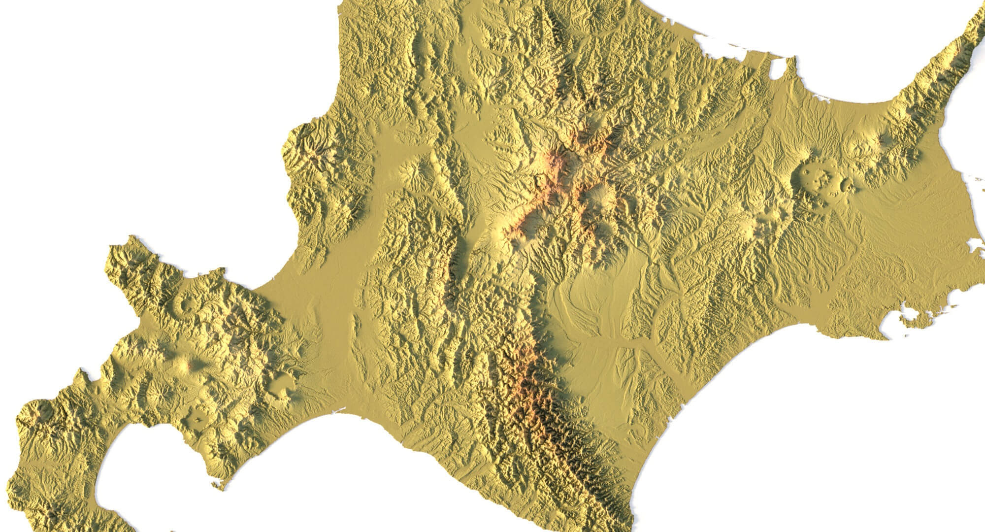 Japan Terrain - 3D Model by Shustrik