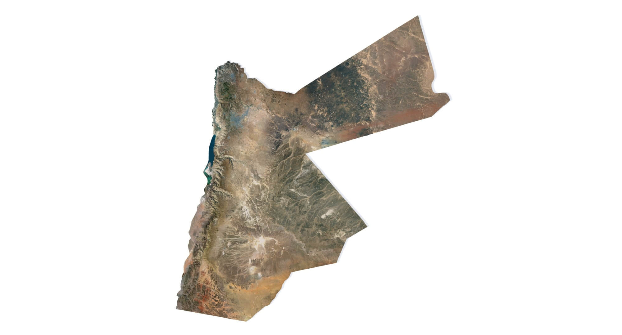 Jordan Terrain 3D Map by Shustrik