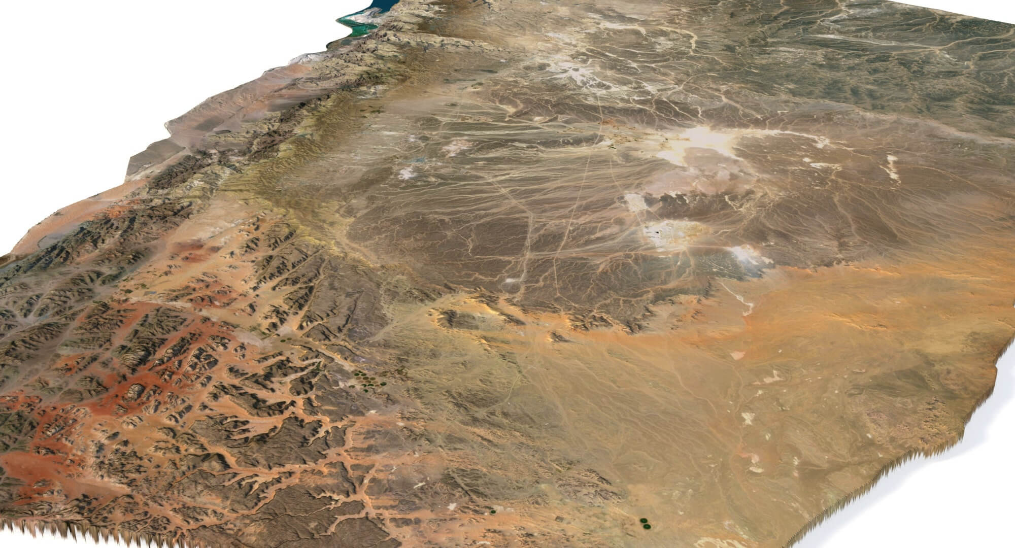 Jordan Terrain 3D Map by Shustrik