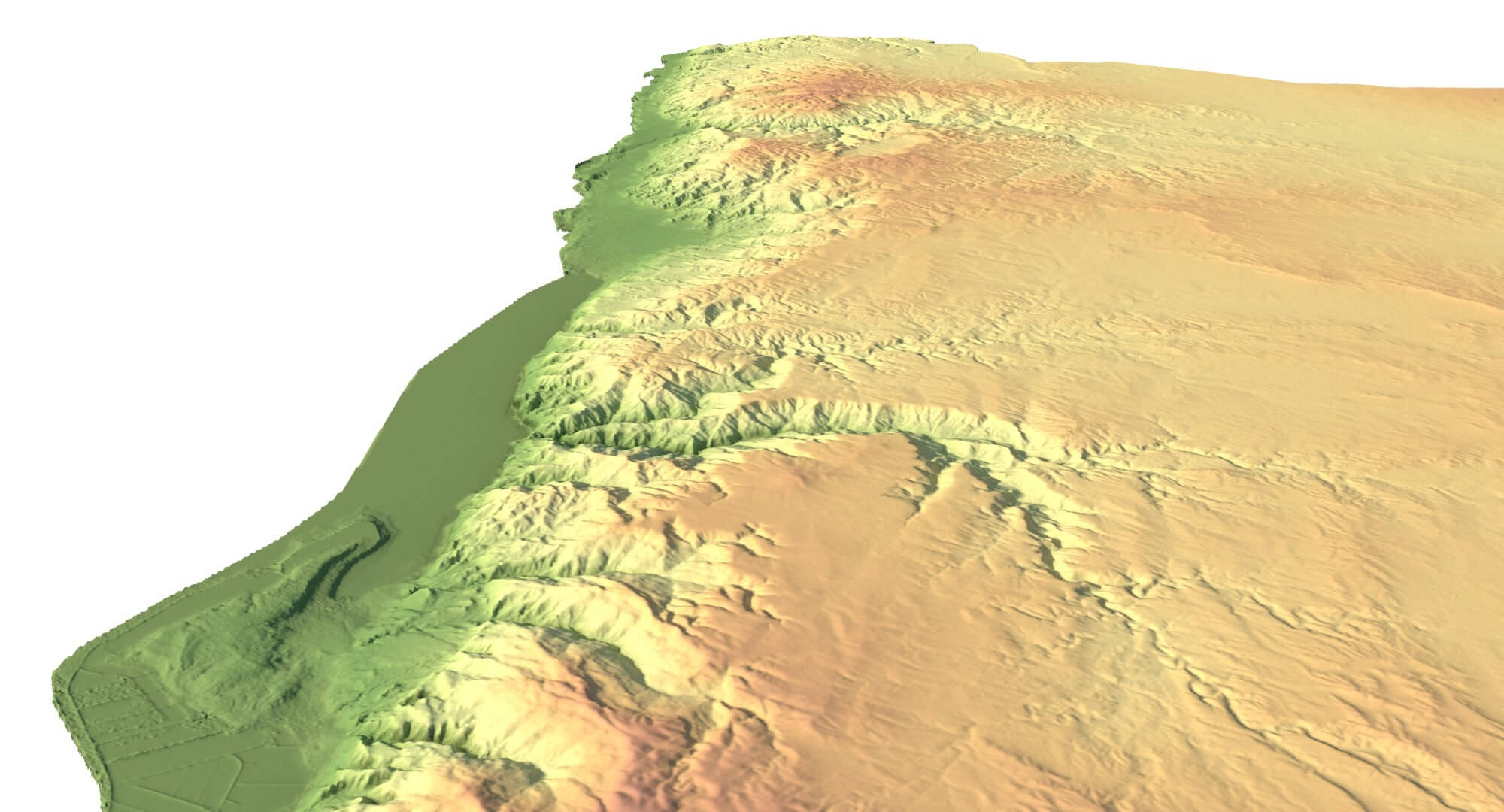 Jordan Terrain 3D Map by Shustrik