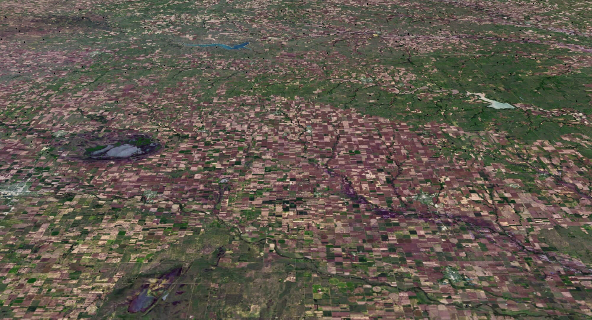 Kansas State Terrain 3D Map by Shustrik