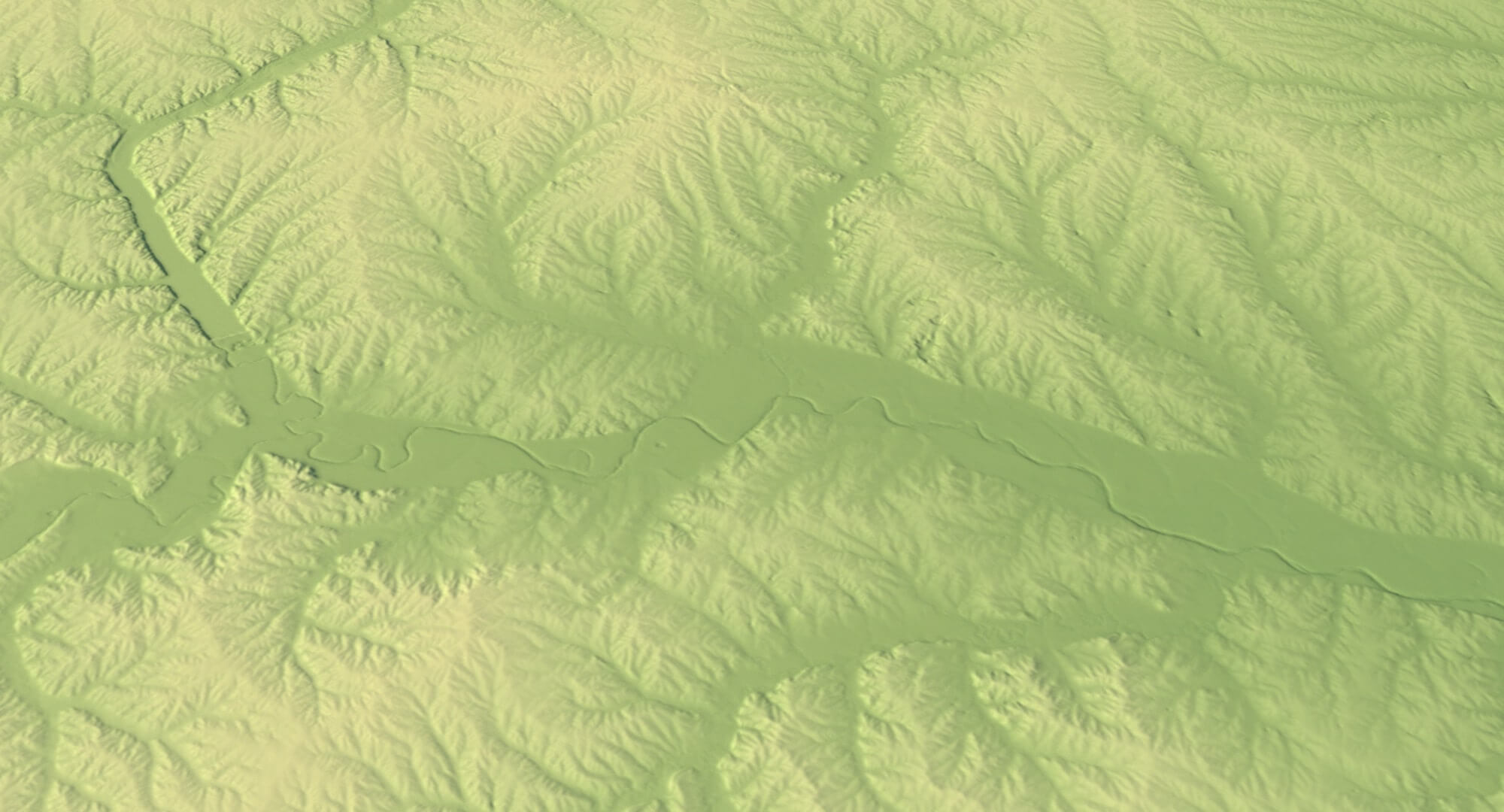Kansas State Terrain 3D Map by Shustrik