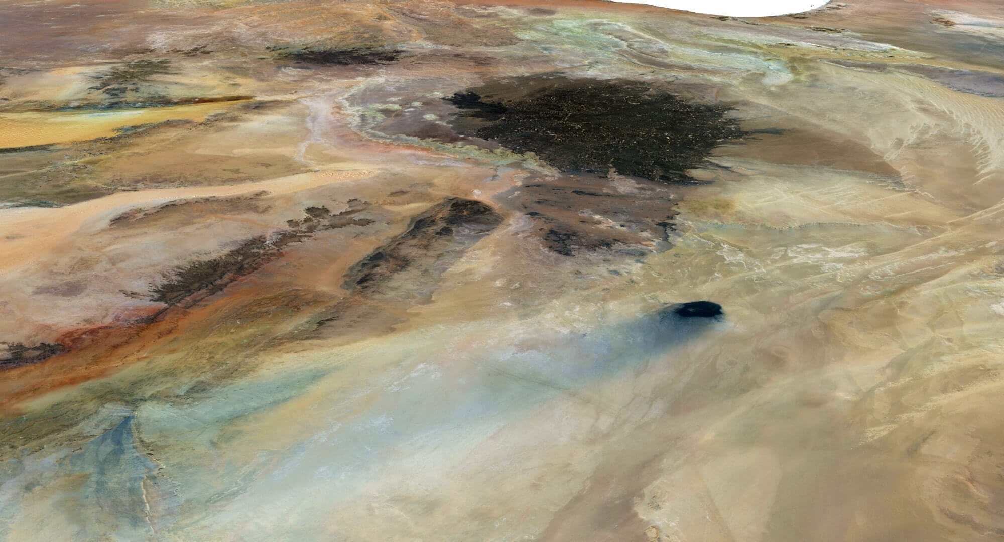 Libya Terrain Map - 3D Model by Shustrik