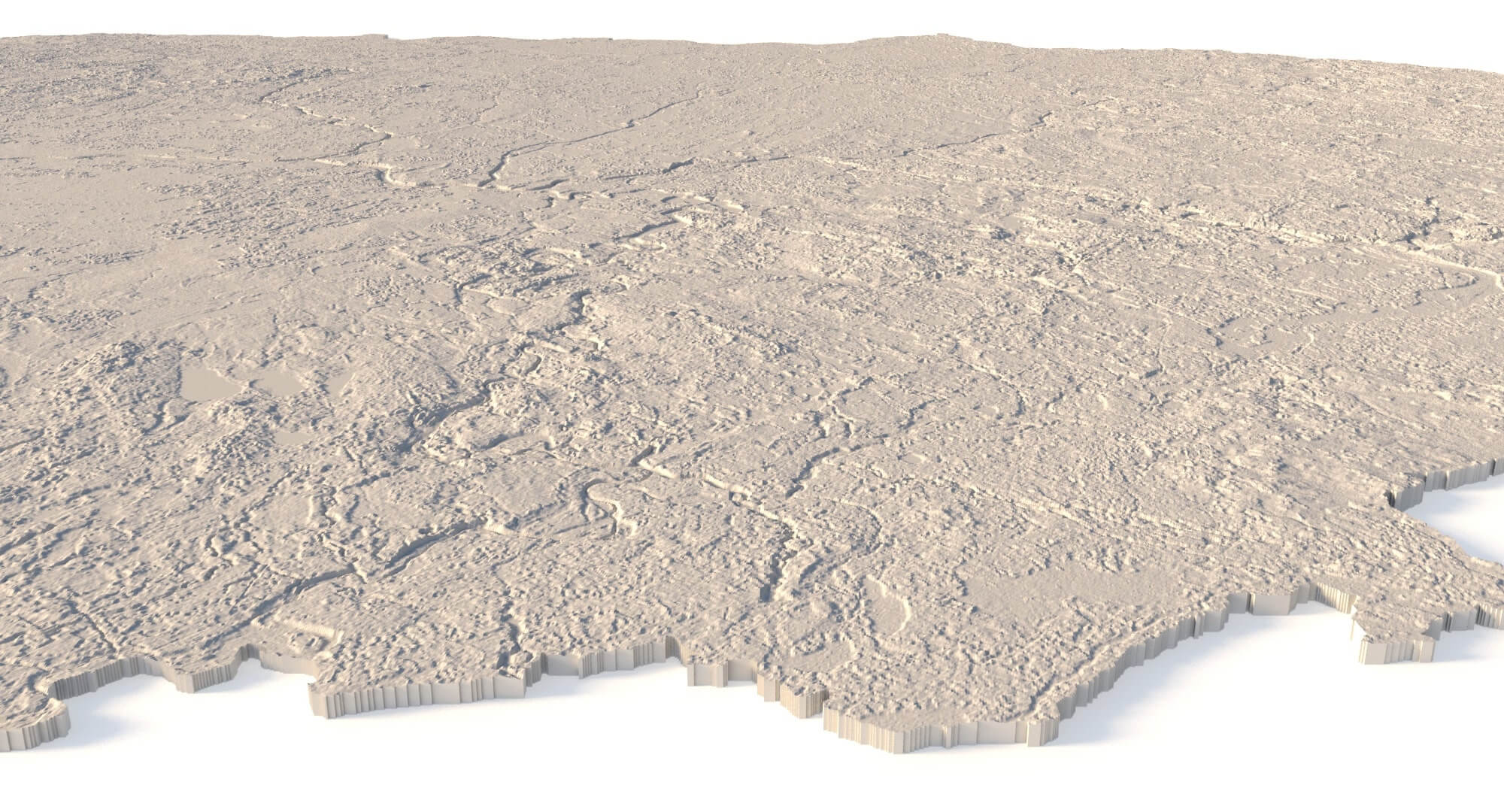 Lithuania Terrain for CNC, Printing and Design - 3D Model by Shustrik