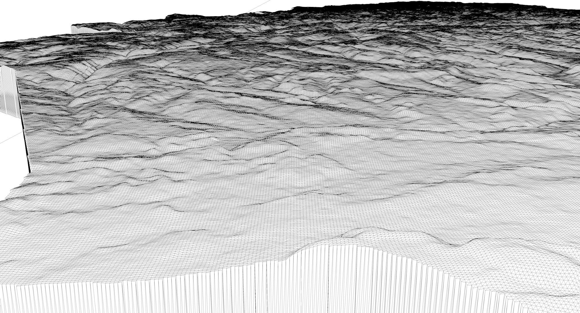 Luxembourg Terrain for CNC, Printing and Design - 3D Model by Shustrik