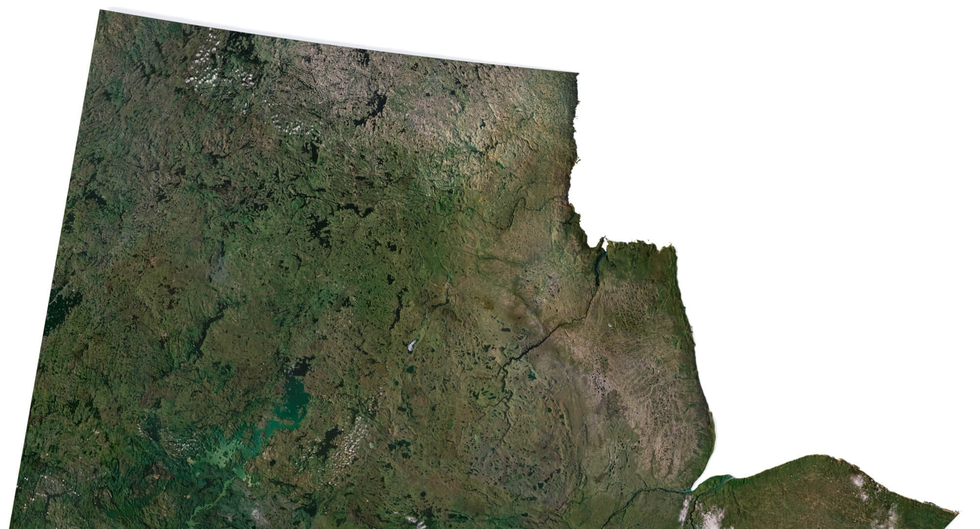 Manitoba Terrain 3D Map by Shustrik