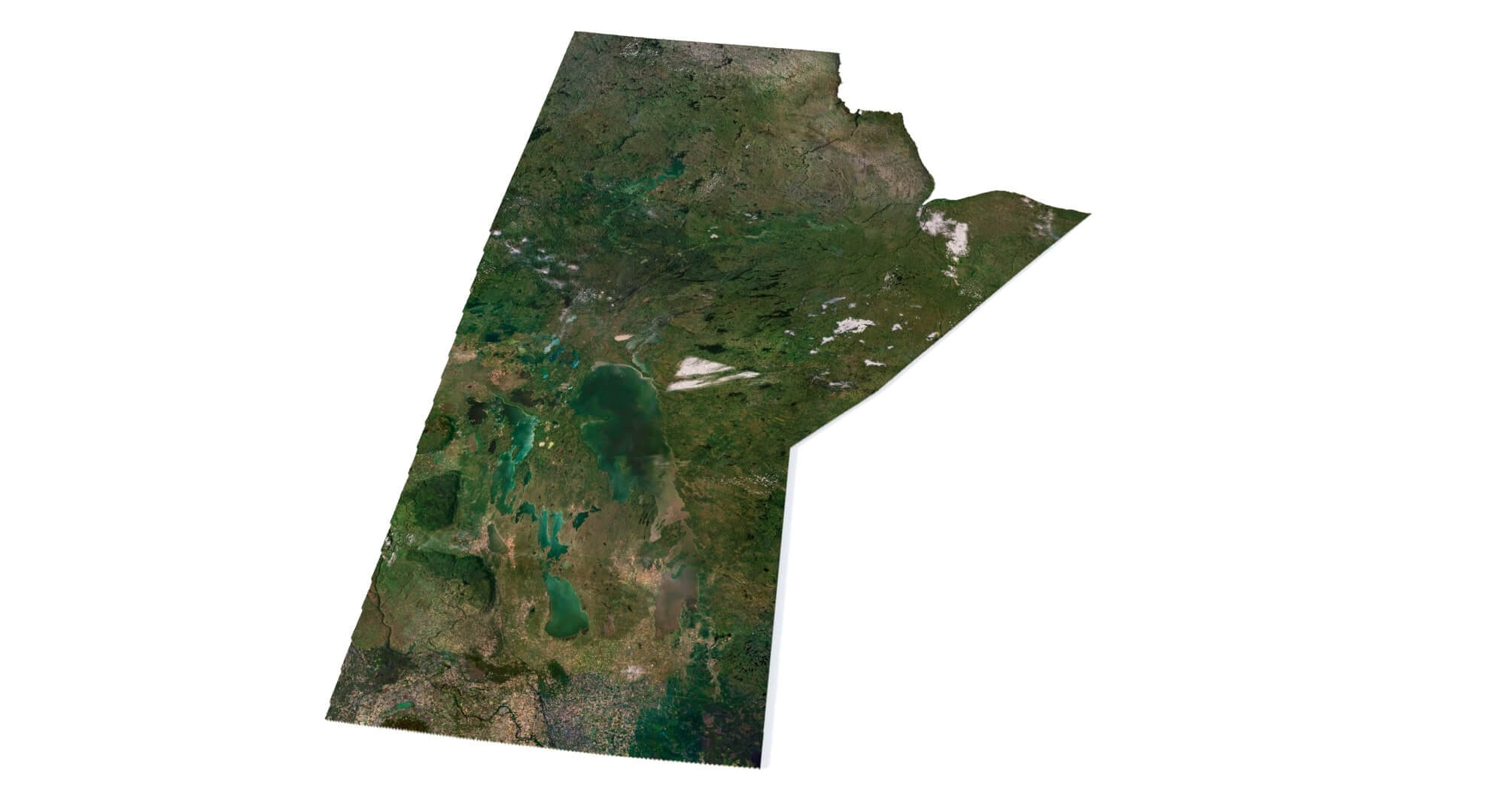 Manitoba Terrain 3D Map by Shustrik