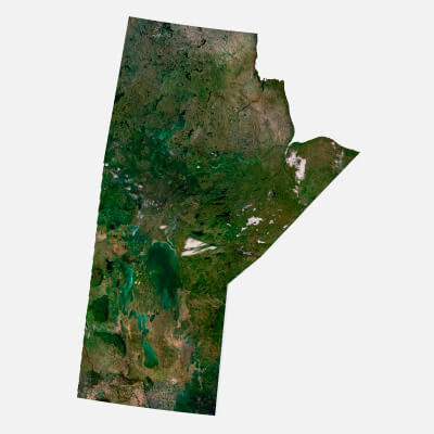 Manitoba Terrain 3D Map by Shustrik