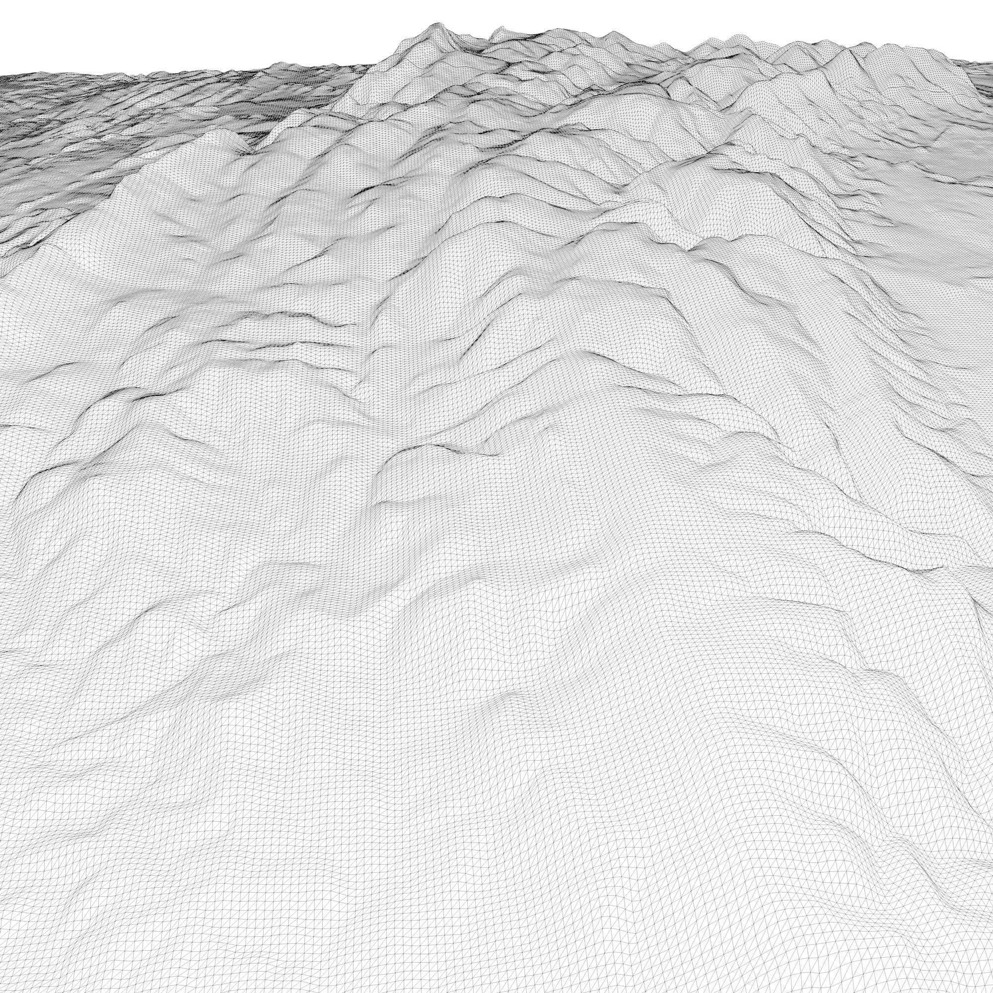 Maryland Topographic Map Stl Model by Shustrik