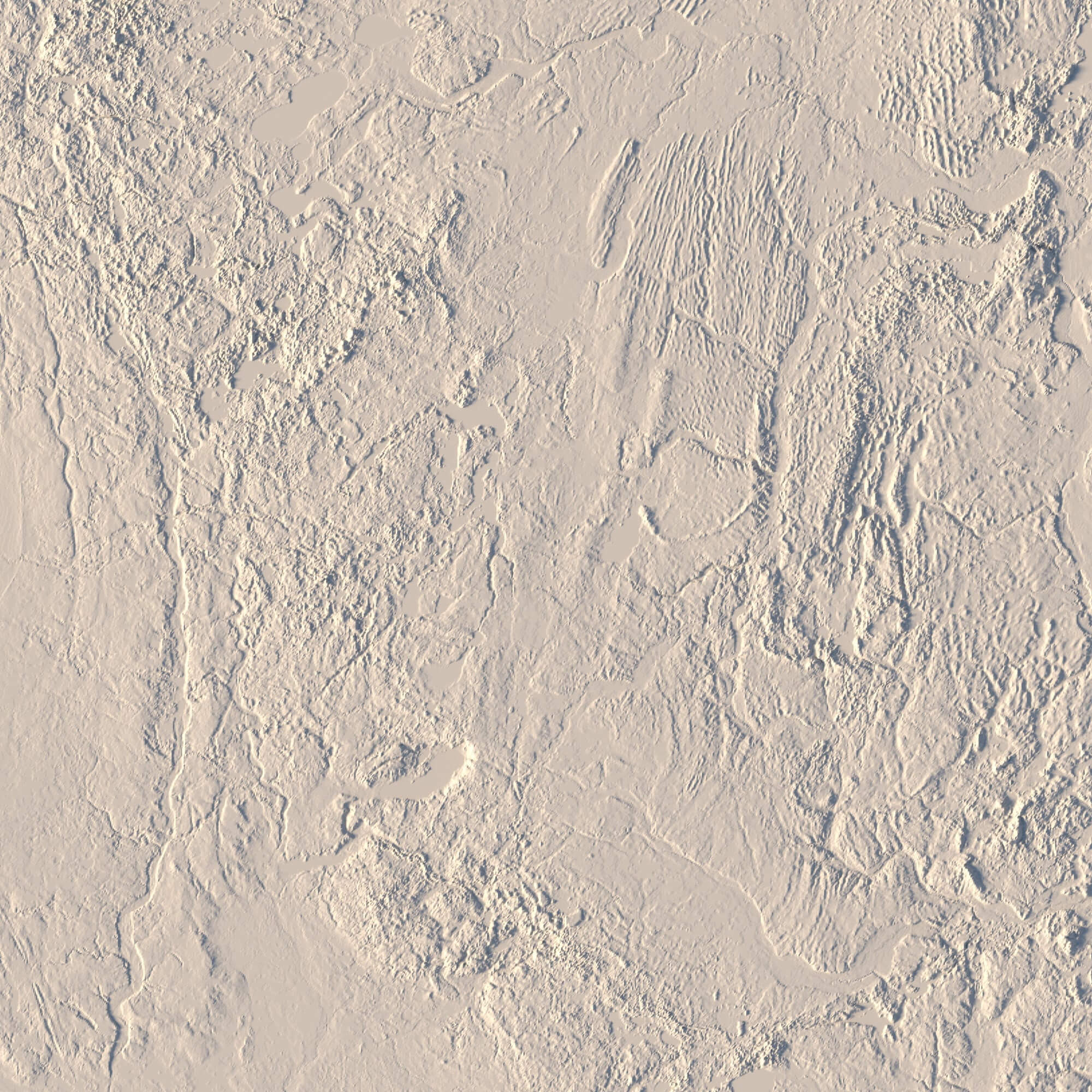 Minnesota Topographic Map Stl Model by Shustrik