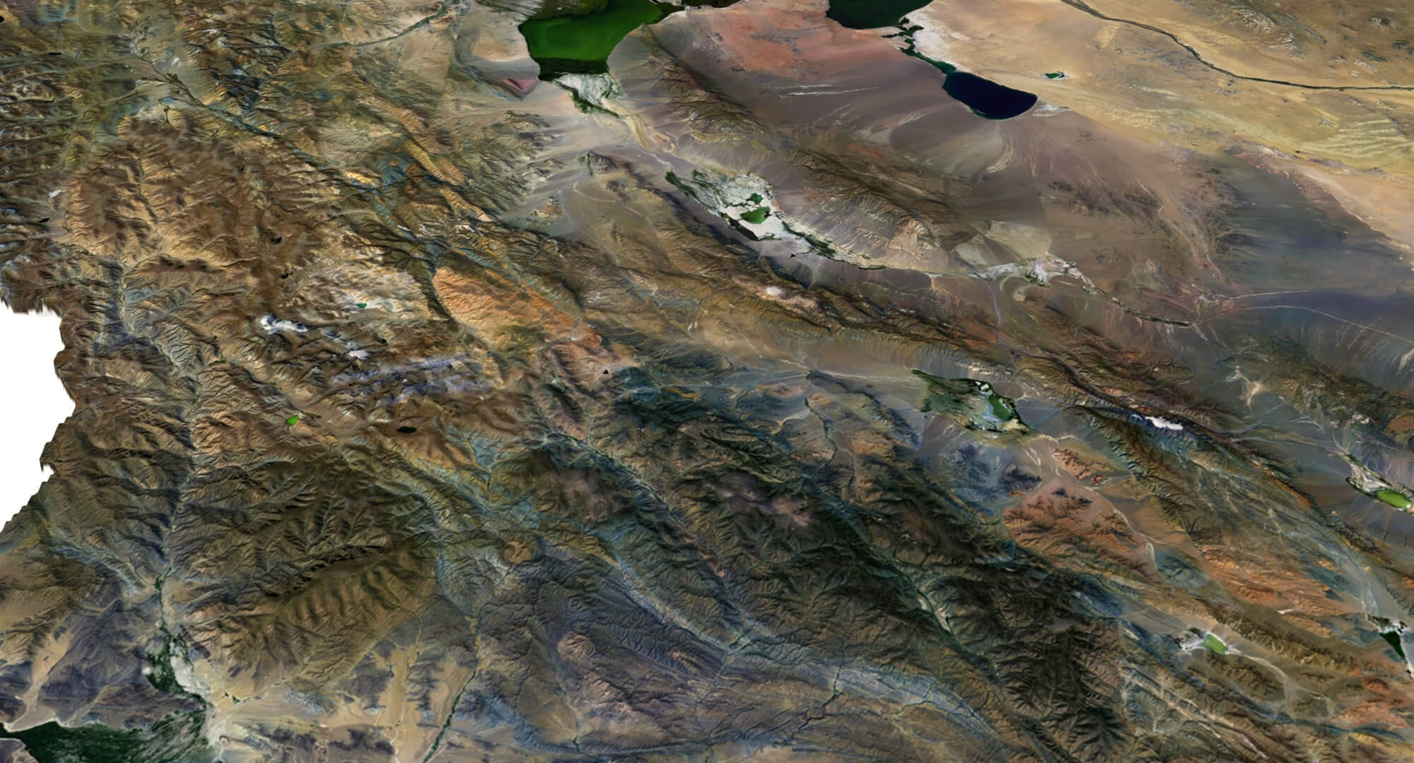 Mongolia Terrain 3D Map by Shustrik