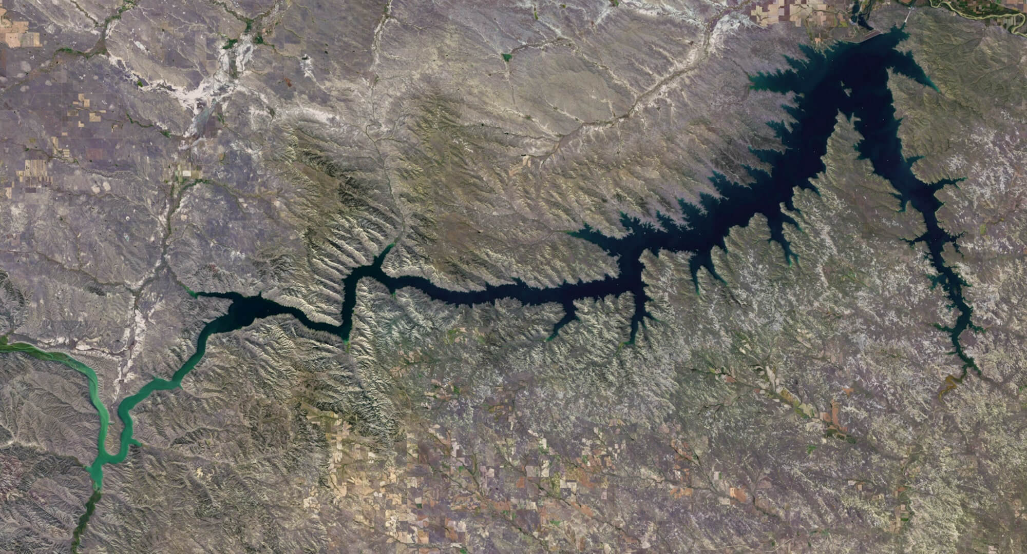 Montana State Terrain 3D Map by Shustrik