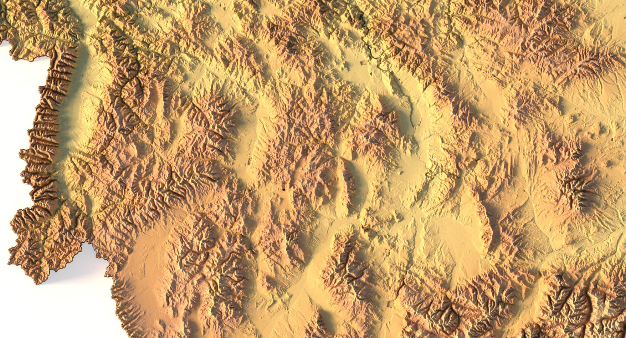 Montana Terrain - 3D Model by Shustrik