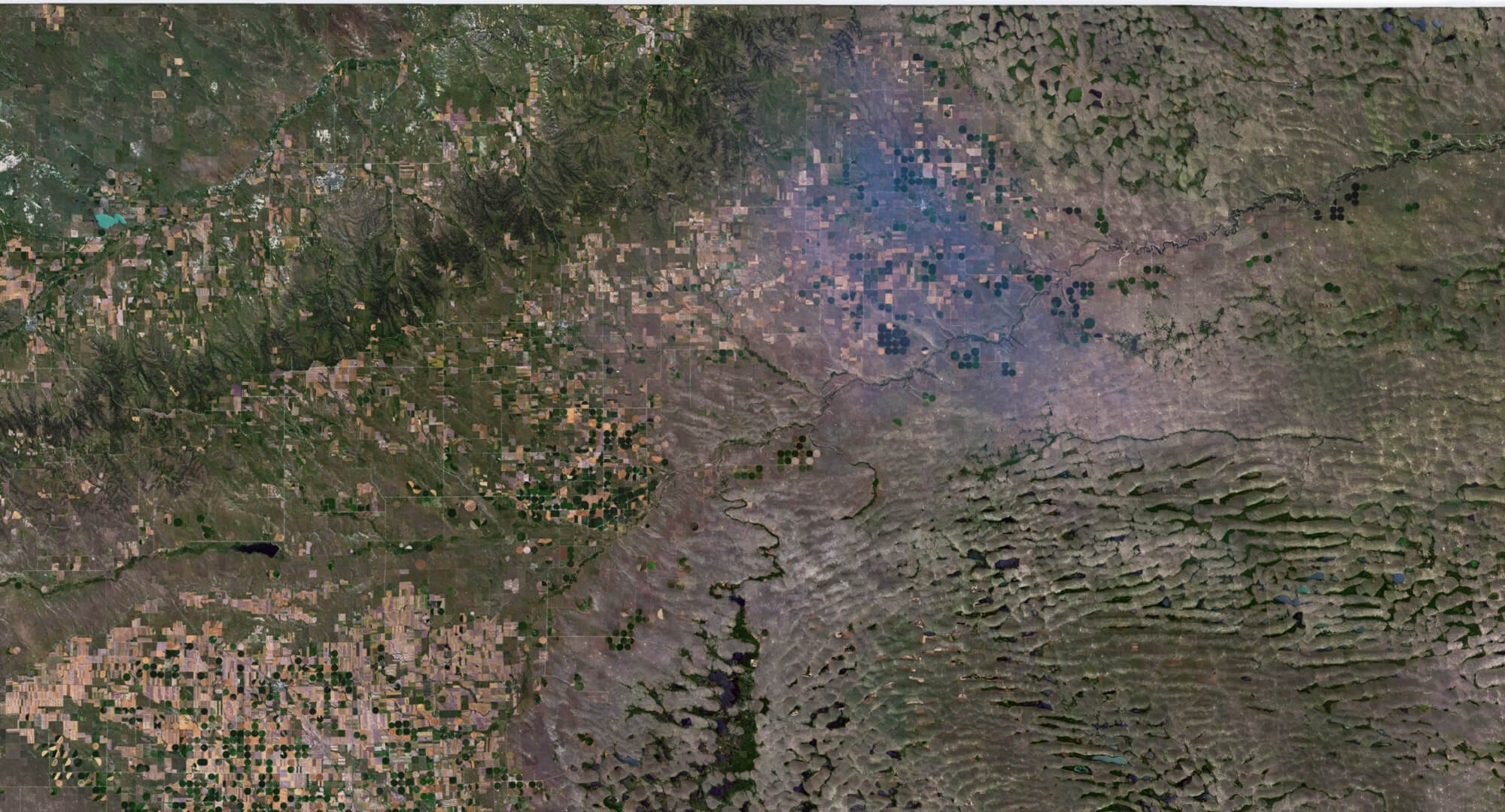 Nebraska State Terrain 3D Map by Shustrik