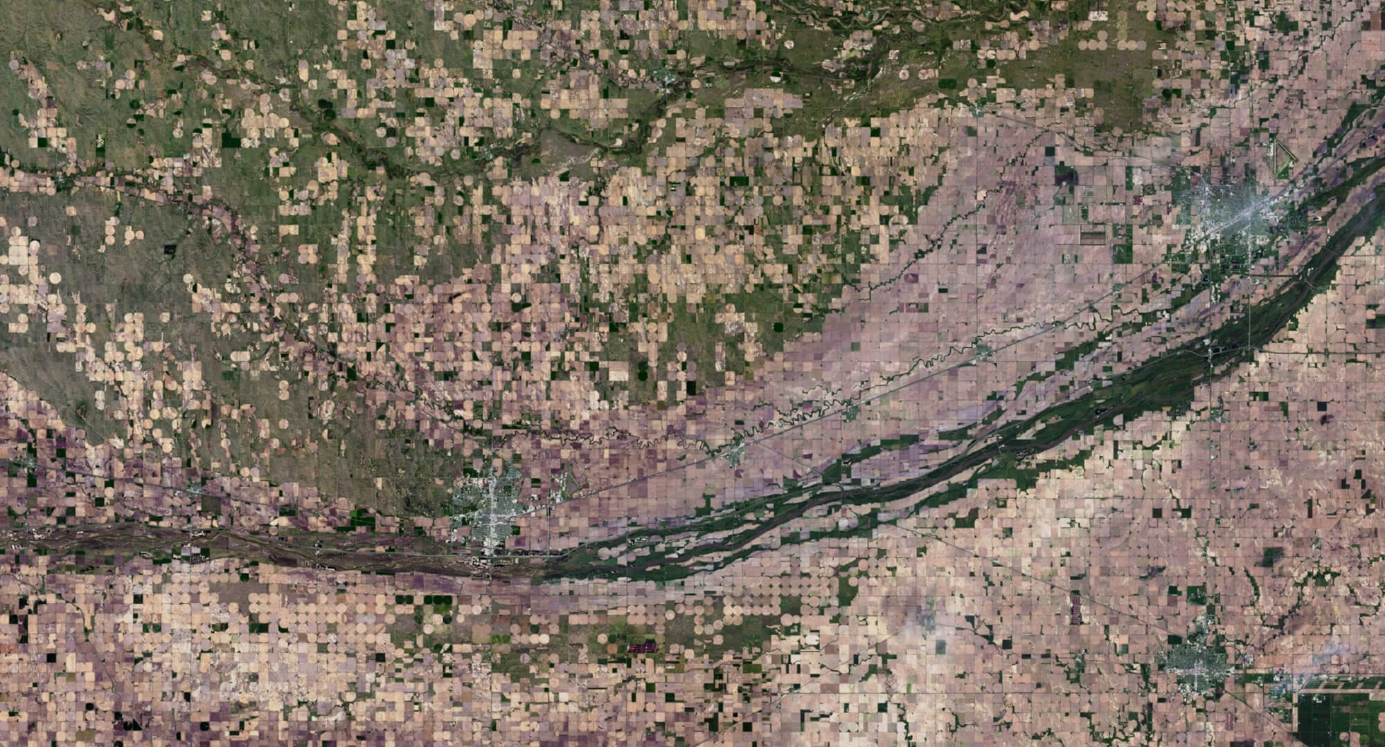 Nebraska State Terrain 3D Map by Shustrik