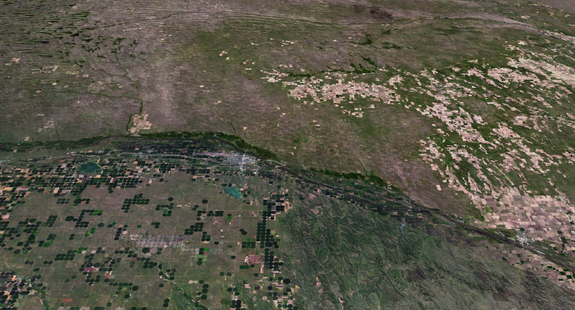 Nebraska State Terrain 3D Map by Shustrik