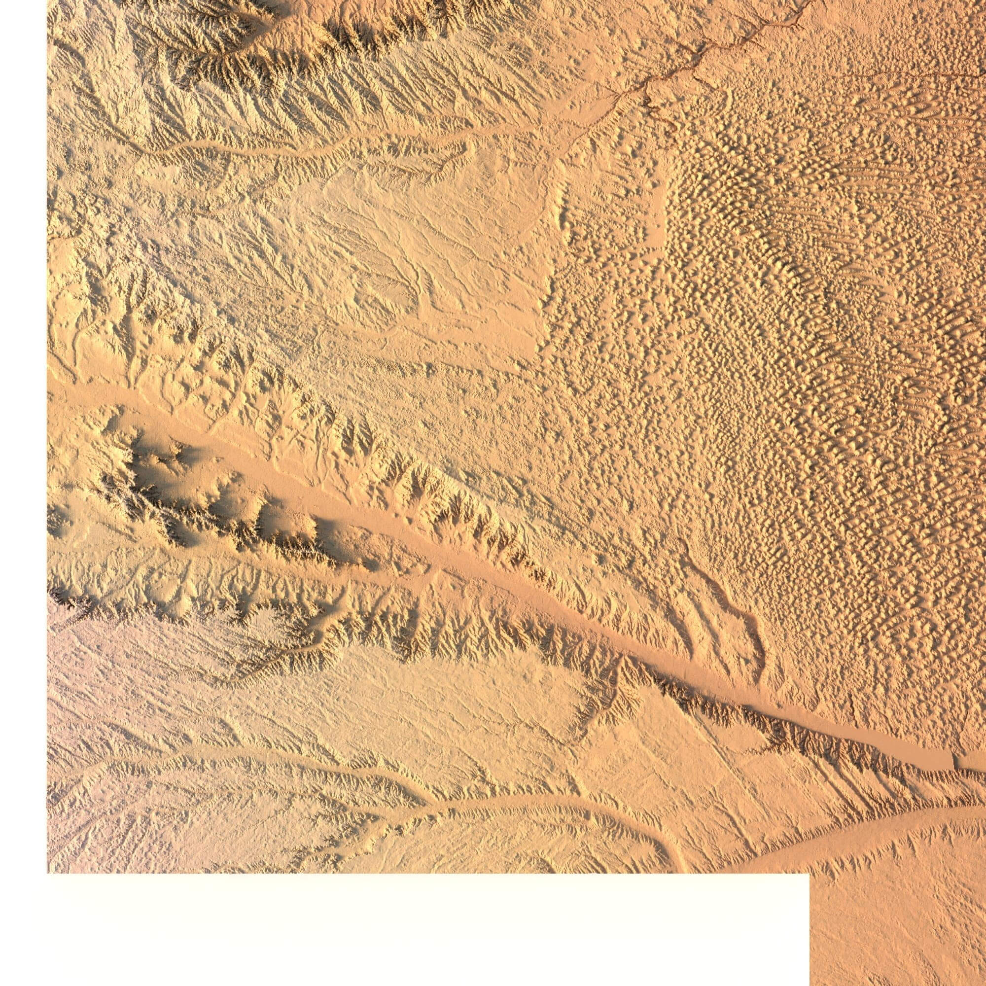 Nebraska Topographic Map Stl Model by Shustrik