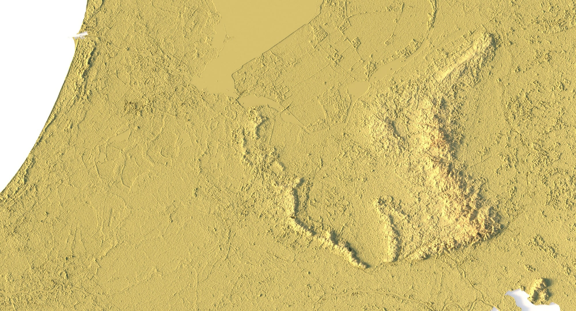 Netherlands Terrain for CNC, Printing and Design - 3D Print Model by ...