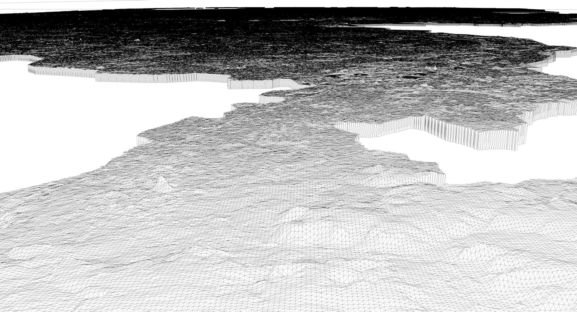 Netherlands Terrain for CNC, Printing and Design - 3D Model by Shustrik