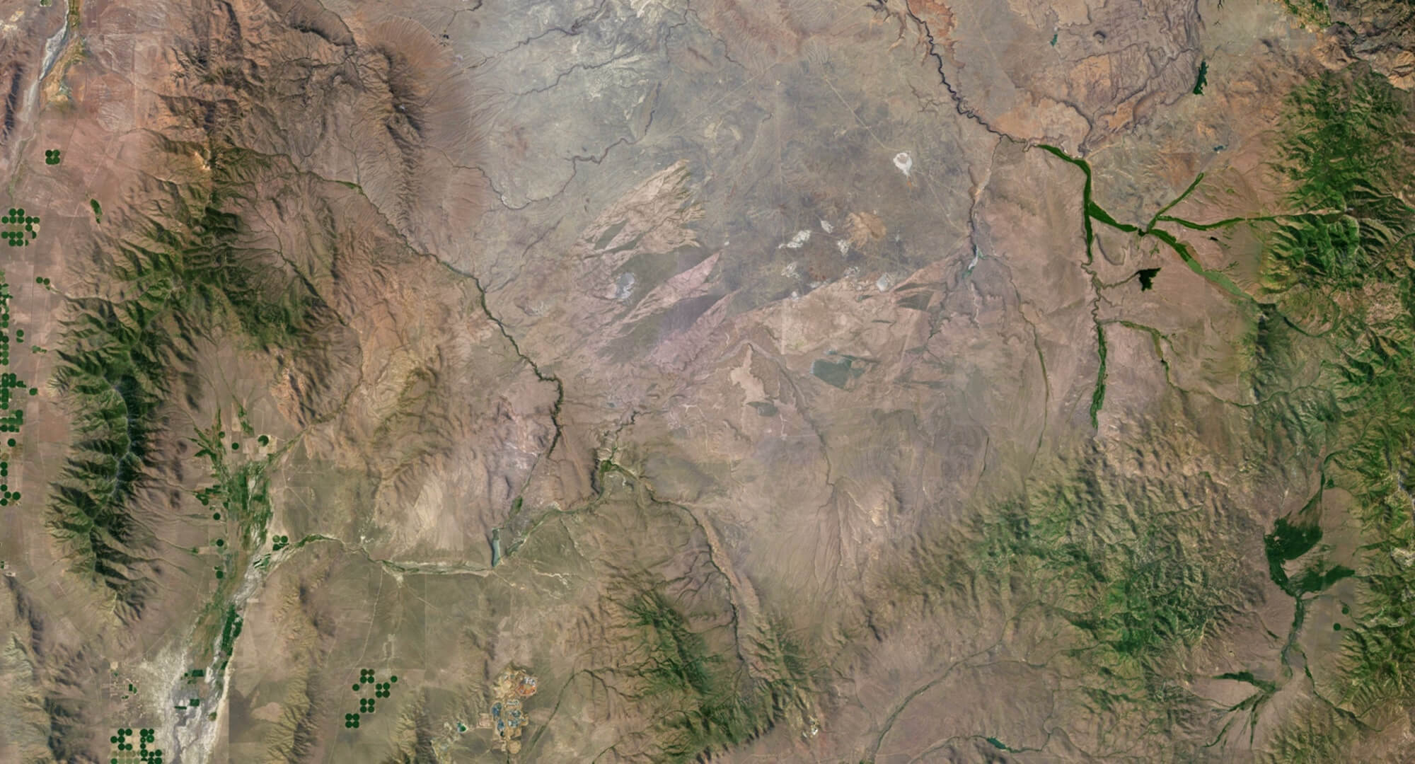 Nevada State Terrain 3D Map by Shustrik
