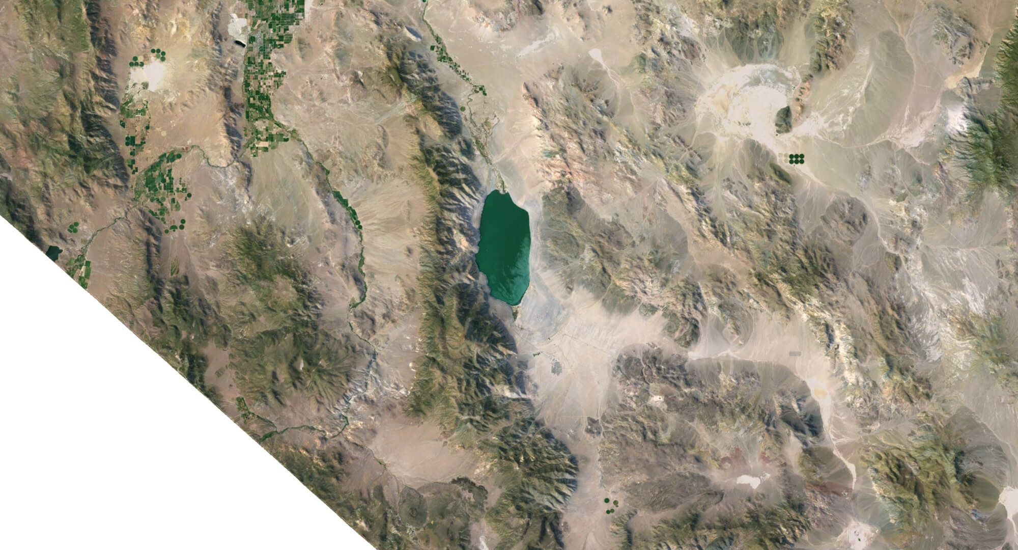 Nevada State Terrain 3D Map by Shustrik
