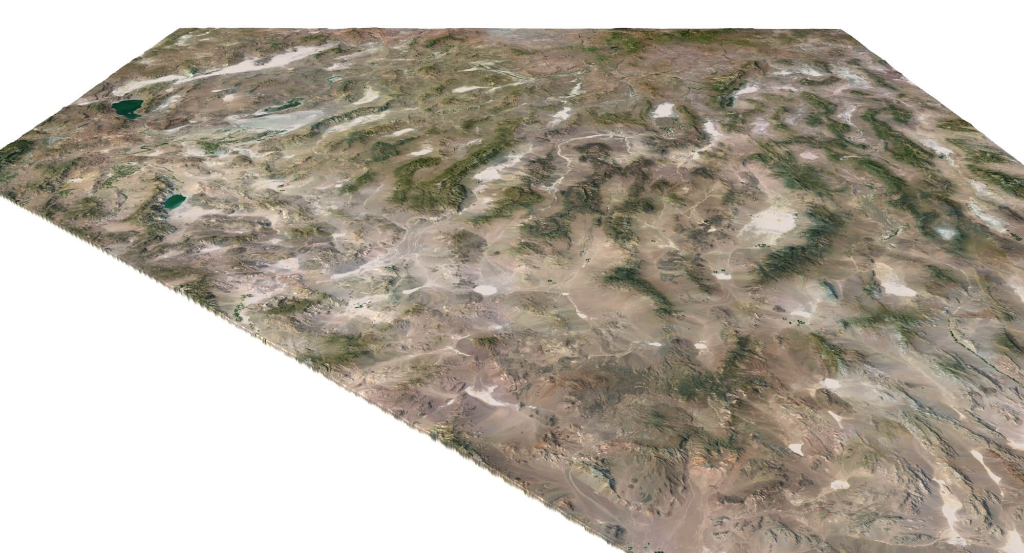 Nevada State Terrain 3D Map by Shustrik