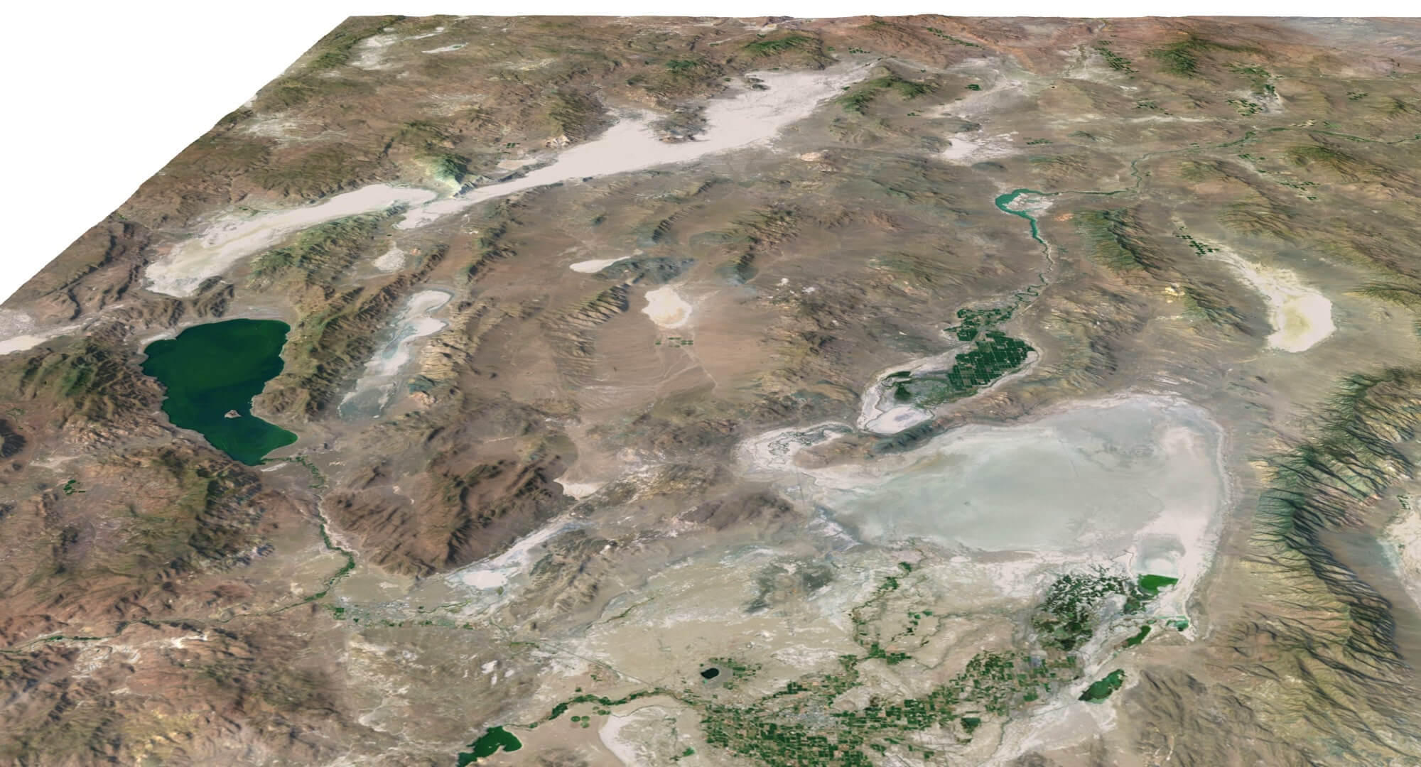Nevada State Terrain 3D Map by Shustrik