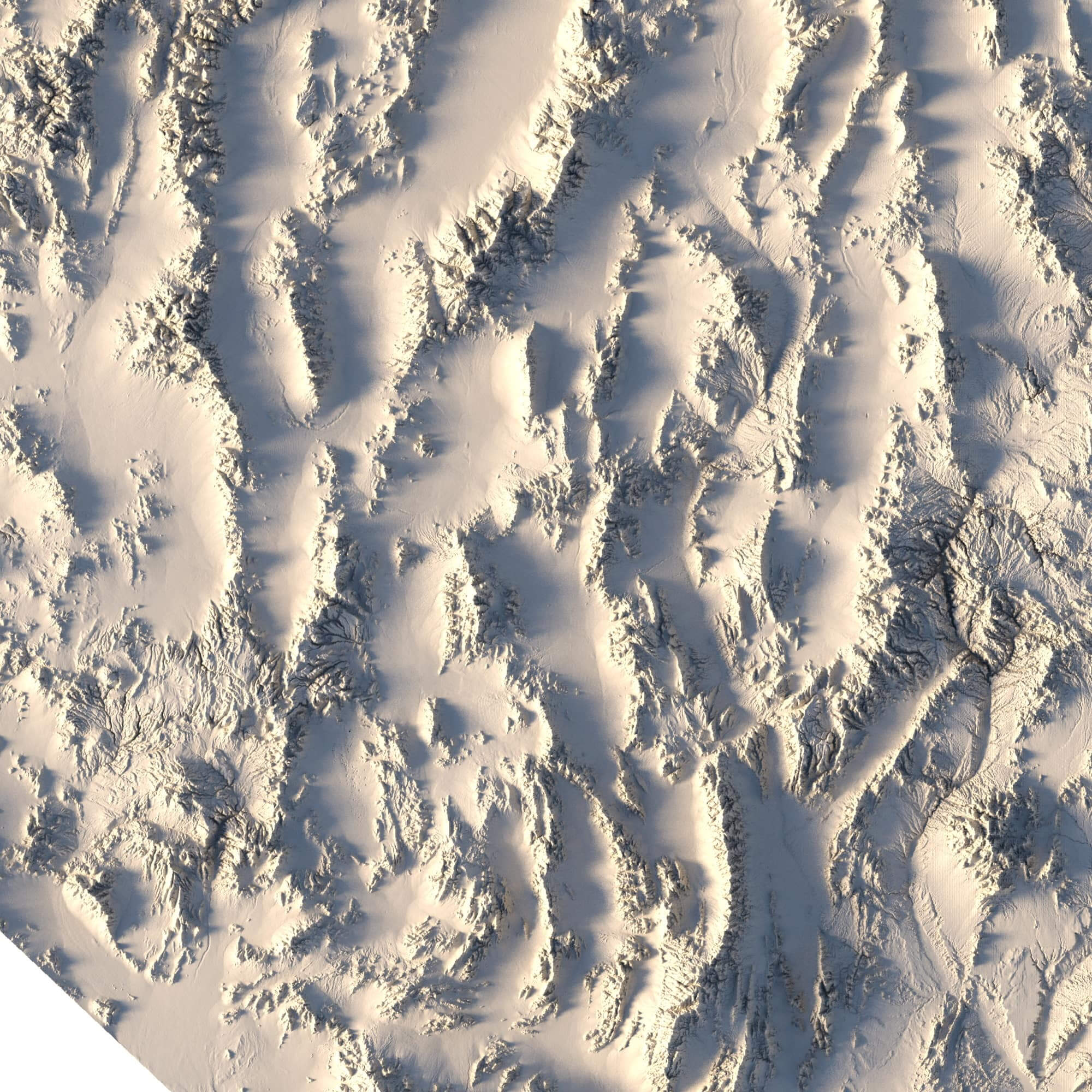 Nevada Topographic Map Stl Model by Shustrik