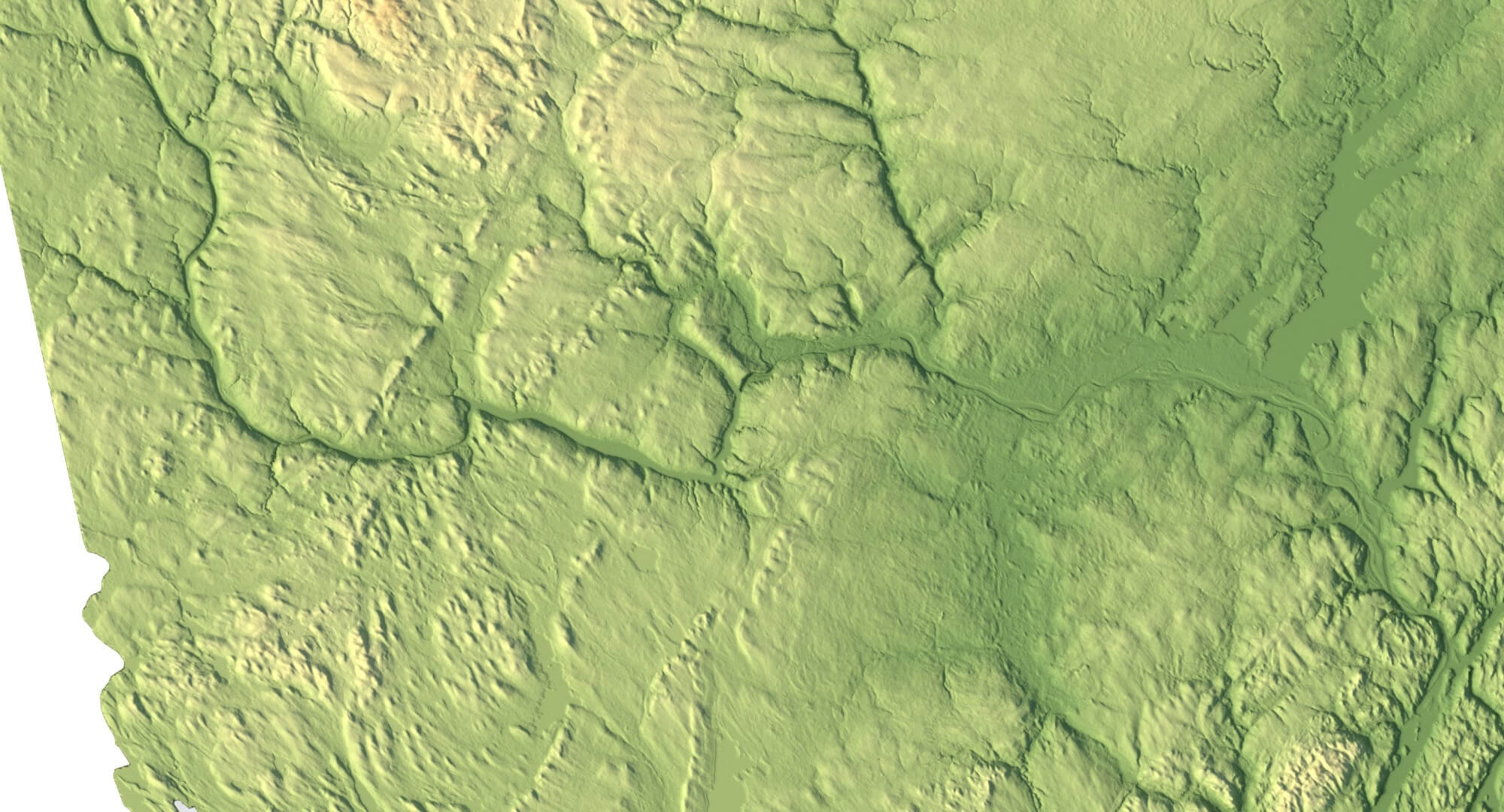 New Brunswik Terrain 3D Map by Shustrik