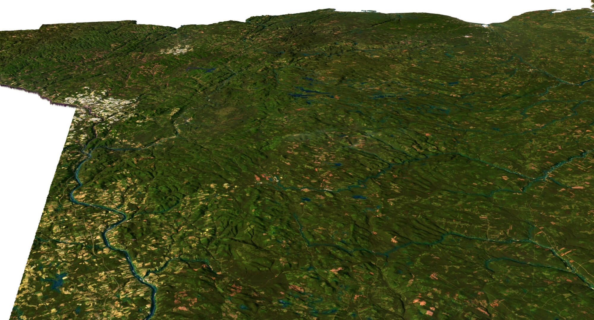 New Brunswik Terrain 3D Map by Shustrik