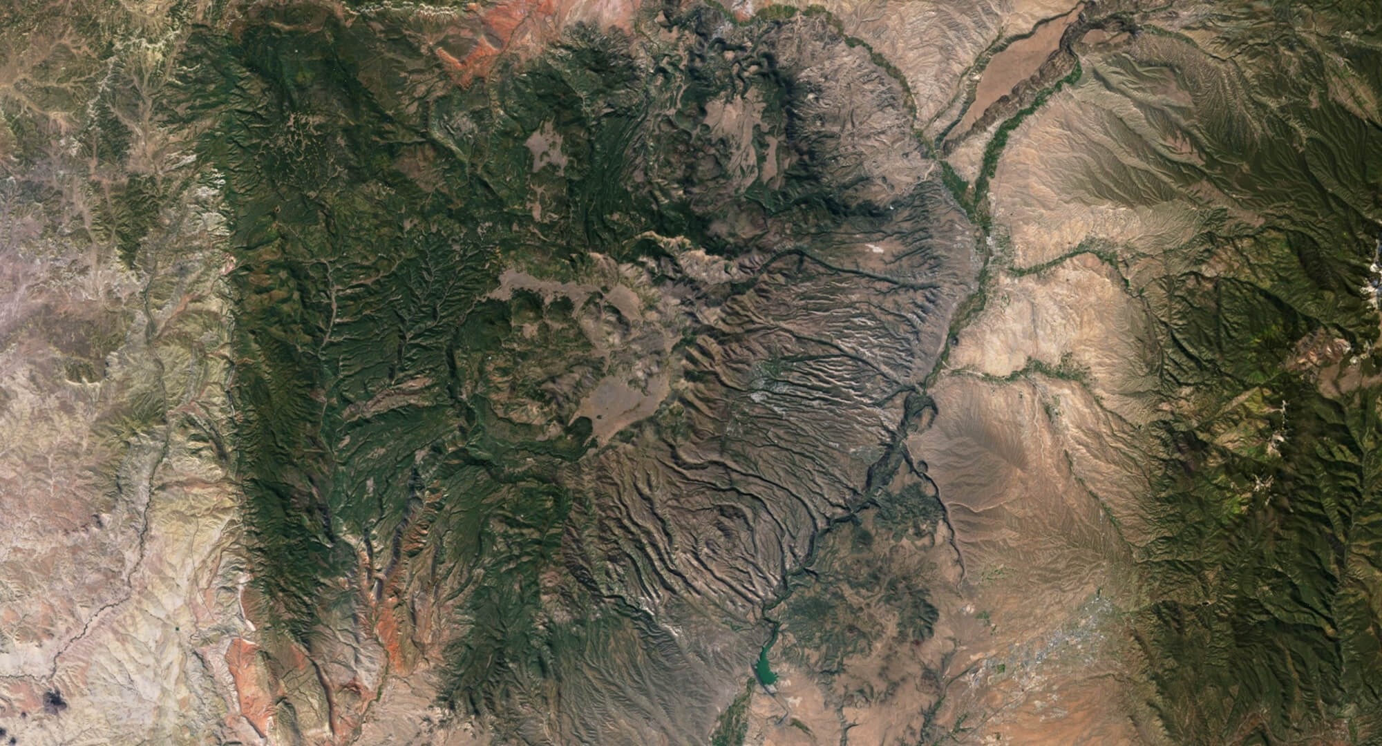 New Mexico State Terrain 3D Map by Shustrik